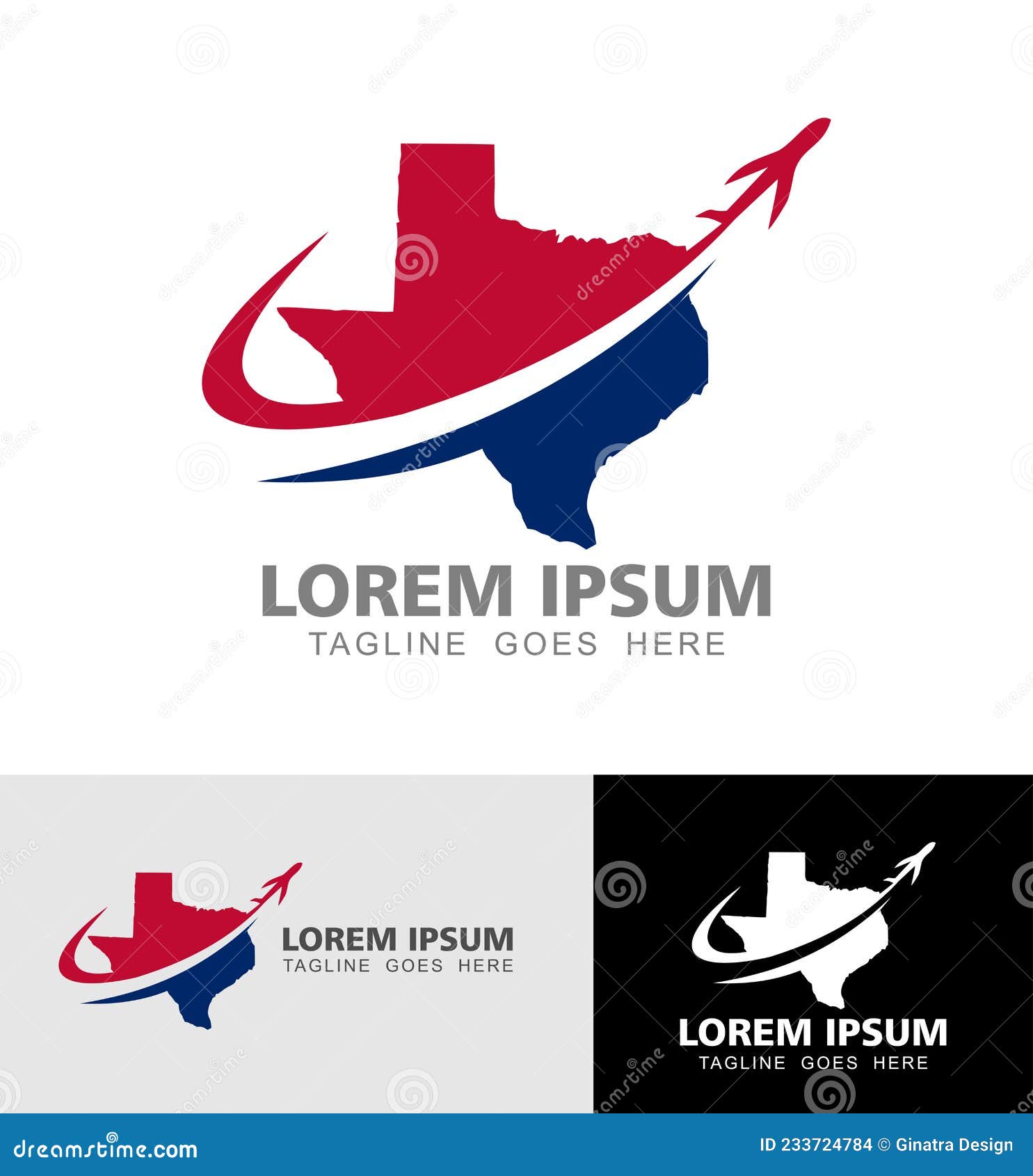 Texas State Travel Tourism Logo Vector Stock Vector - Illustration of ...