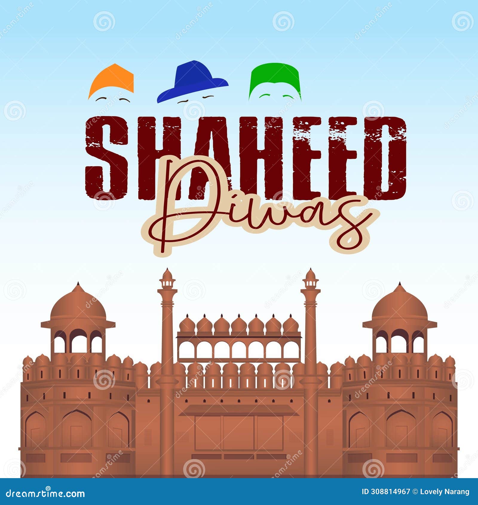 Vector Illustration For Shaheed Diwas Banner | CartoonDealer.com #308814967