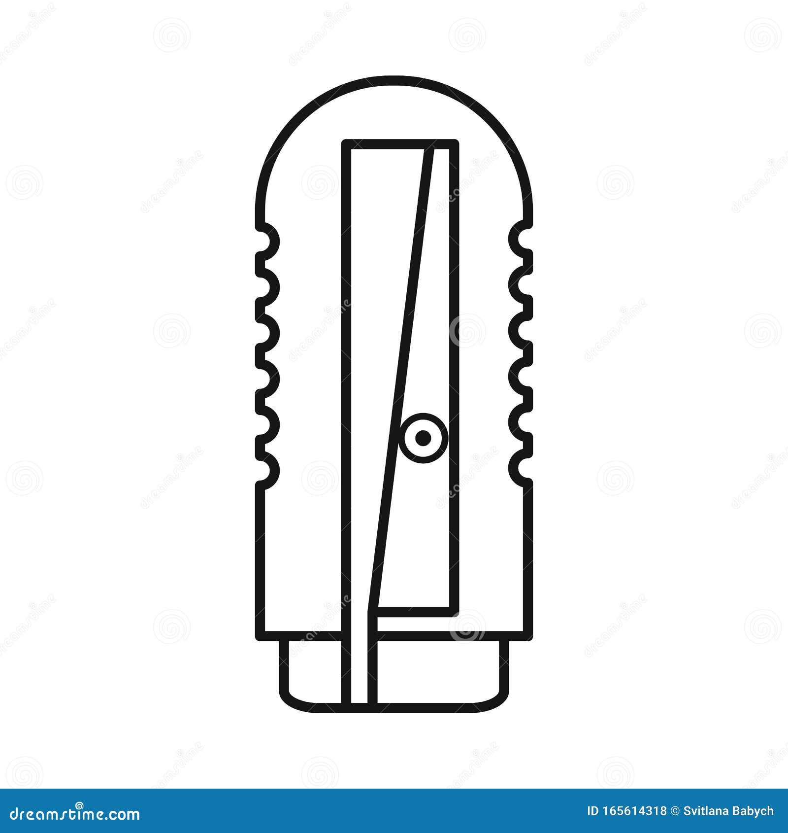 Vector Design of Sharpener and Yellow Logo. Graphic of Sharpener and ...