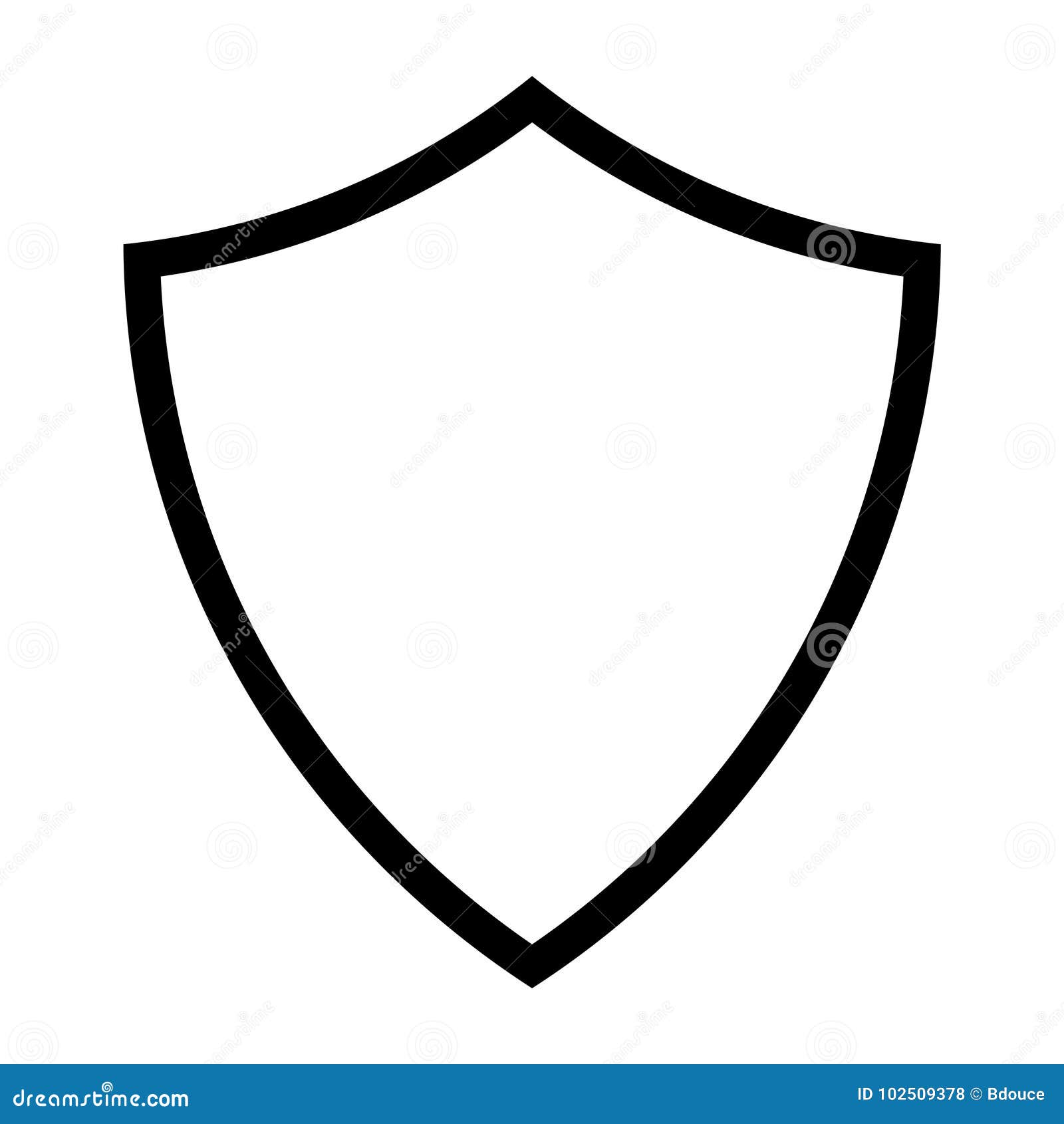 Shield Line Icon stock vector. Illustration of insignia - 102509378 Shield Line Icon stock vector. Illustration of insignia - 102509378