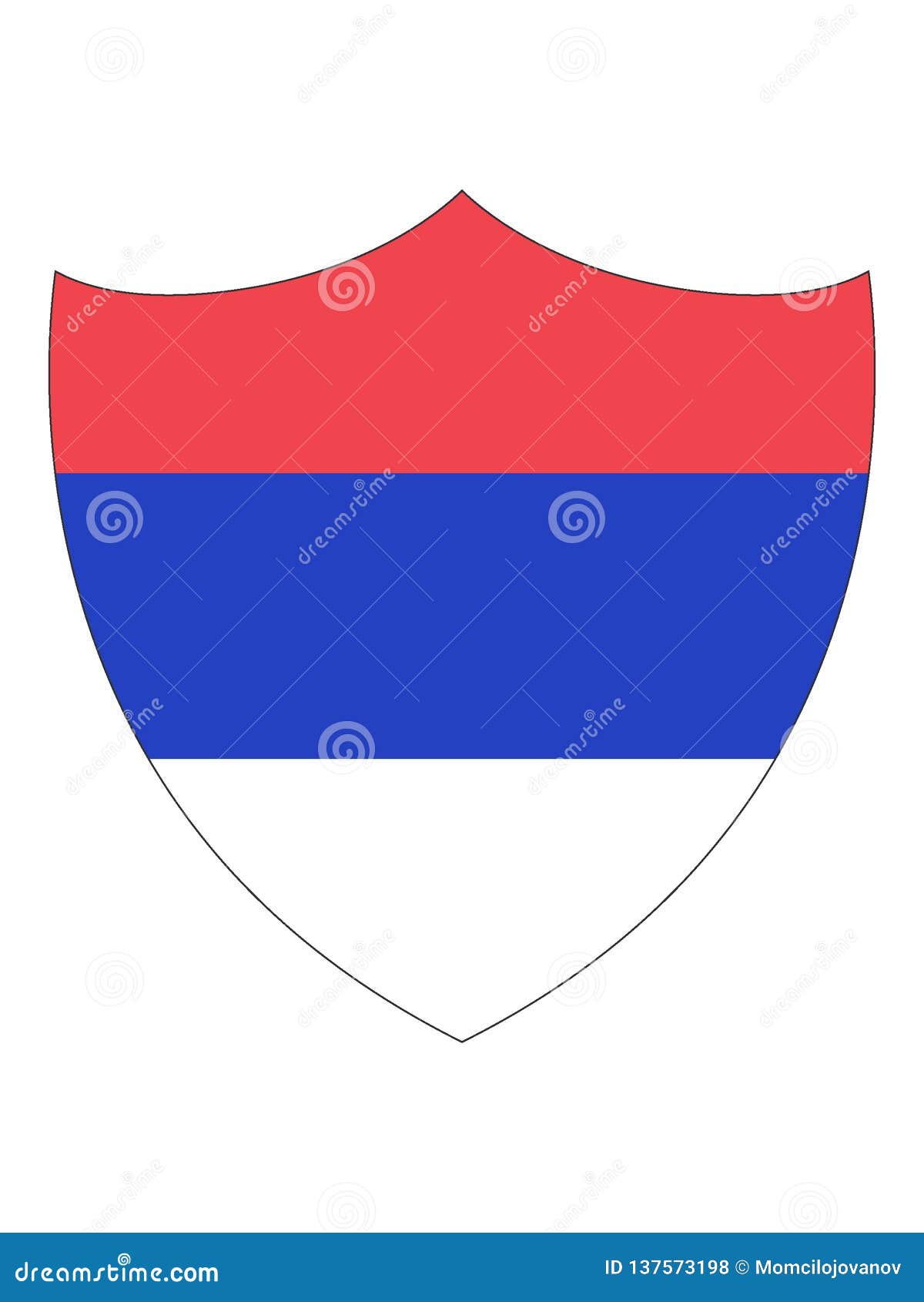 Shield Shaped Flag of Russia Stock Vector - Illustration of finland ...
