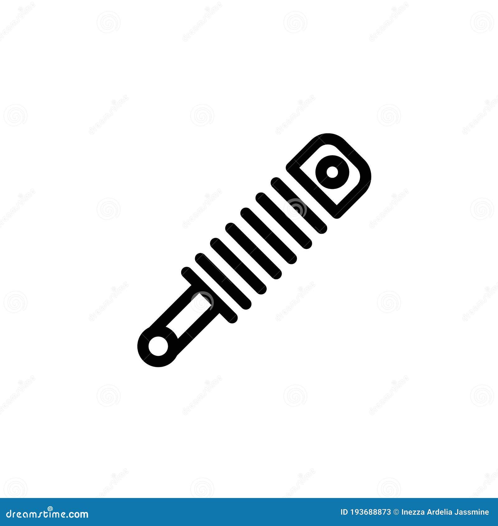 Shock Absorber Icon Design Template Stock Vector - Illustration of ...