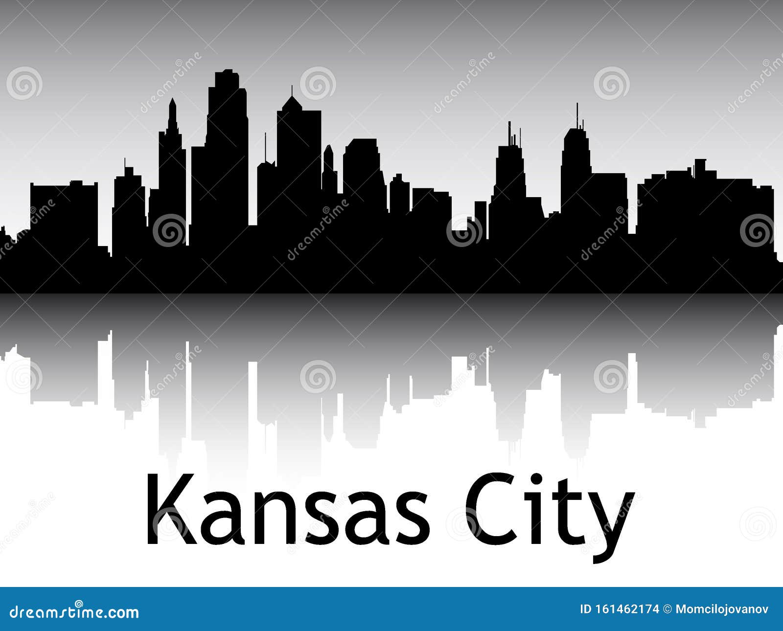 Silhouette Skyline Panorama of Kansas City Missouri Stock Vector ... Silhouette Skyline Panorama of Kansas City Missouri Stock Vector ...