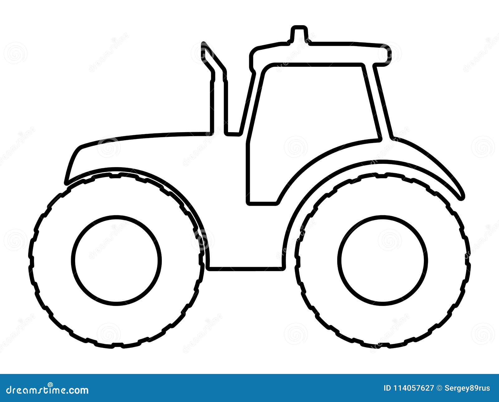 Simple Tractor Outline