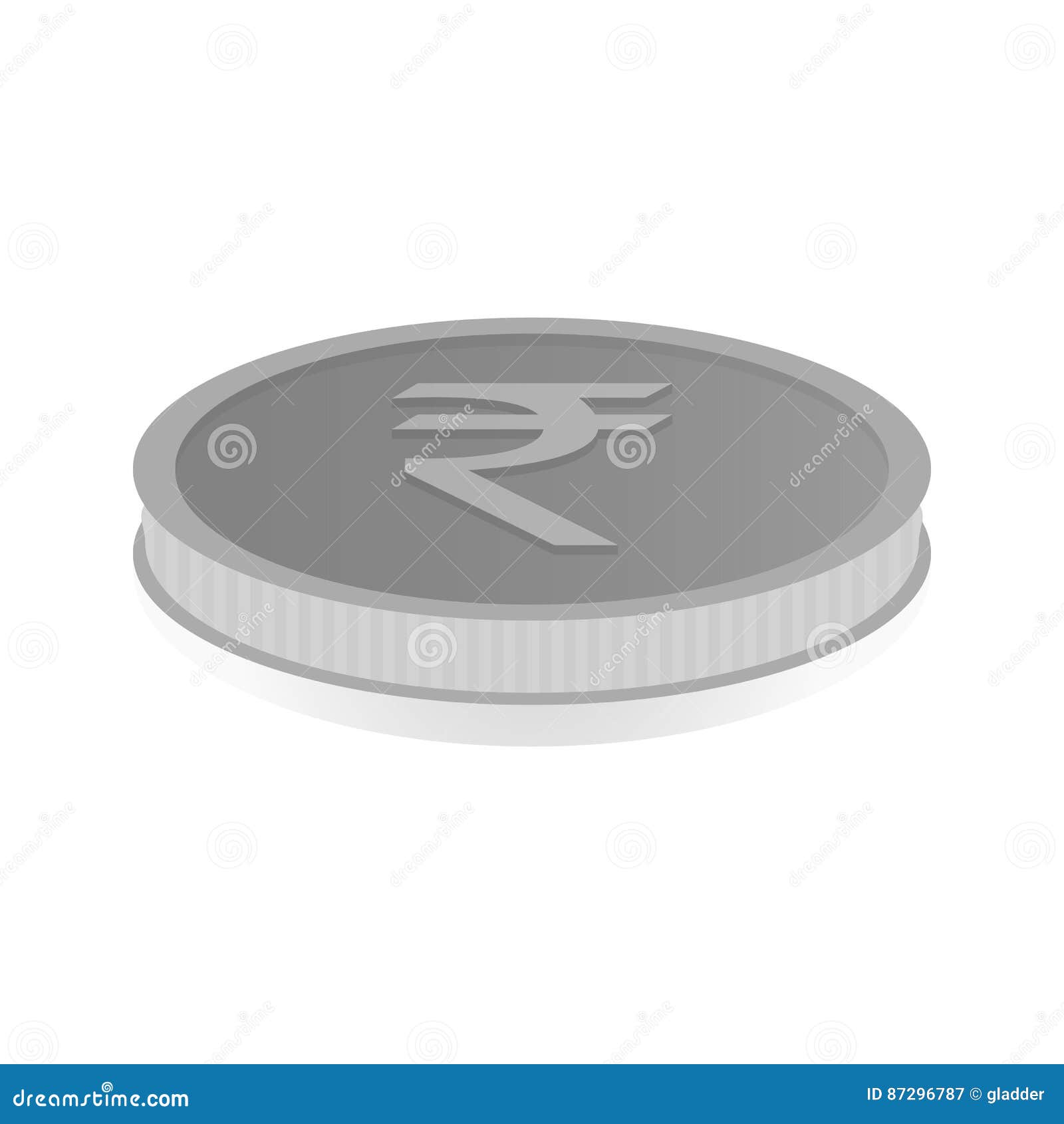 Illustration Of A Rupee Symbol Royalty-Free Cartoon | CartoonDealer.com ...