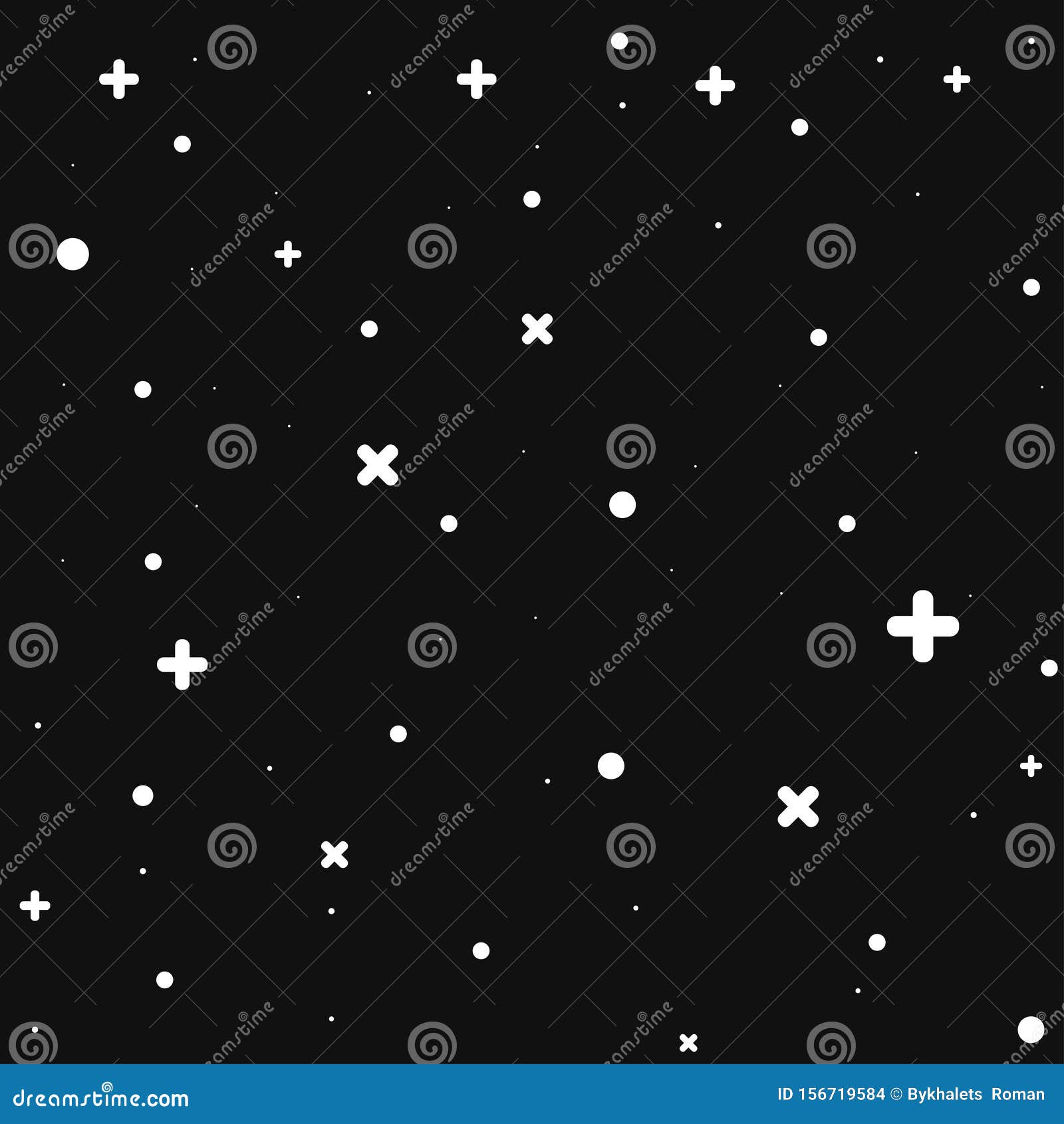 Vector Illustration for Simple Black Sky Stars Galaxy Shine Stock ...
