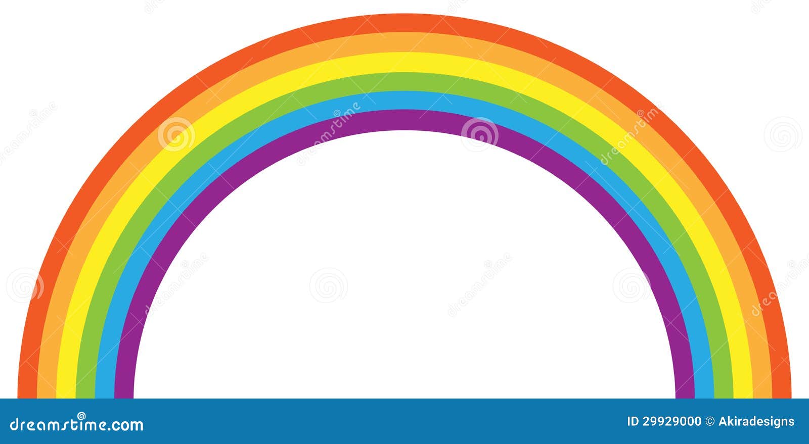 Rainbow stock vector. Illustration of decoration, icon - 29929000