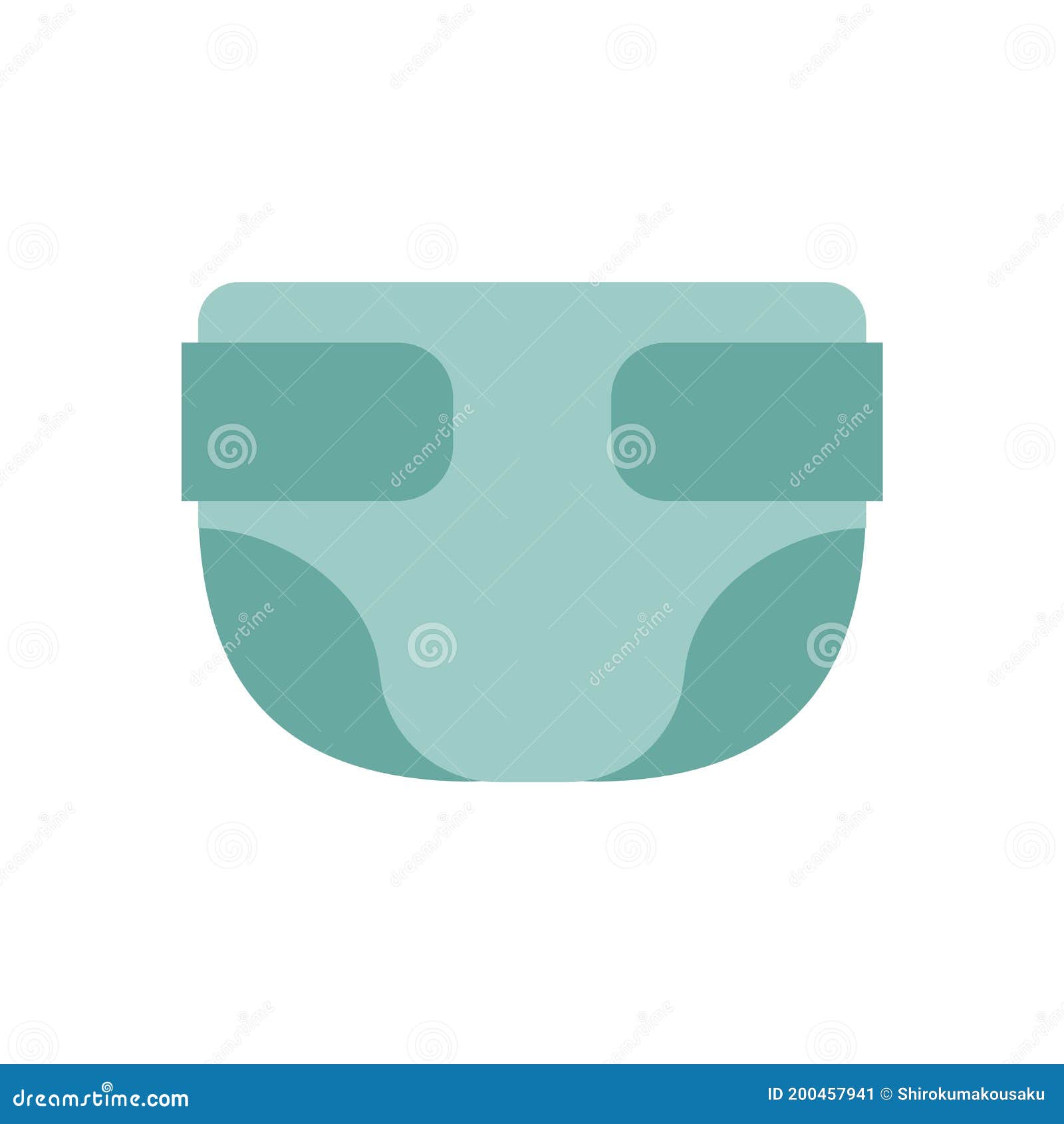 Vector Of Diapers / Kids. Flat Vector Girl And Boy Icon For STORES ...
