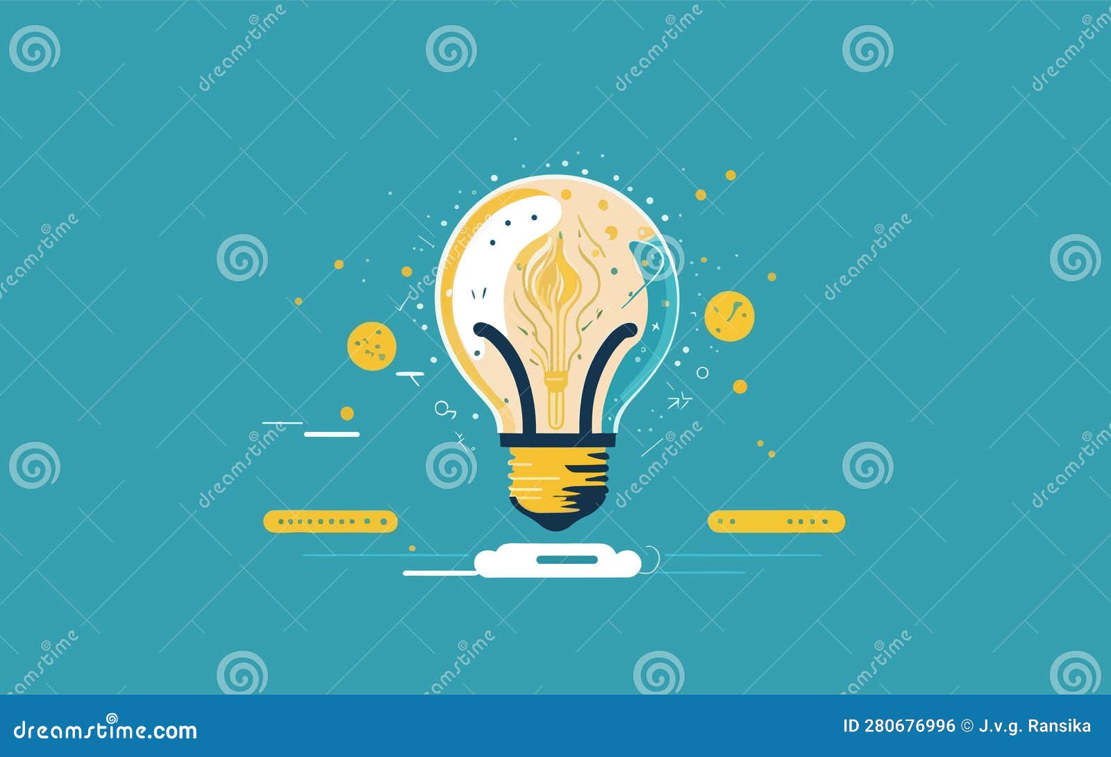 Vector Illustration a Simple and Elegant that Represents the Power of ...