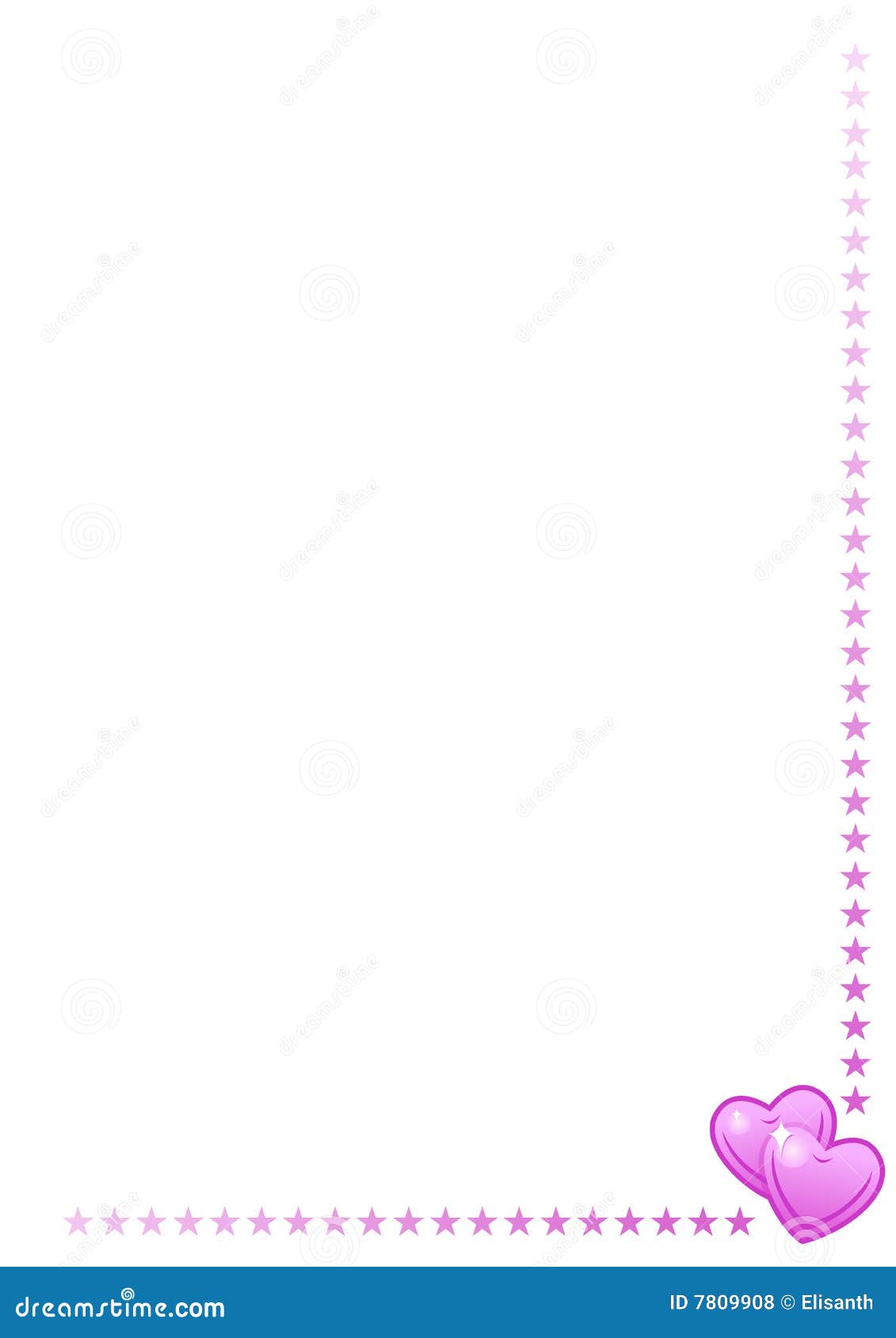 Vector Illustration of Simple Heart Frame Stock Vector - Illustration ...