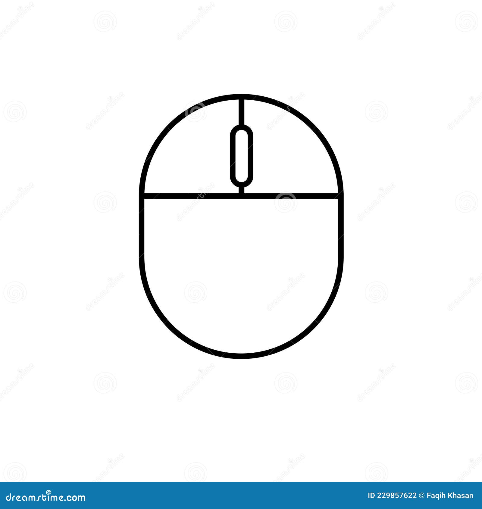 Vector Illustration of Simple Mouse Stock Vector - Illustration of ...