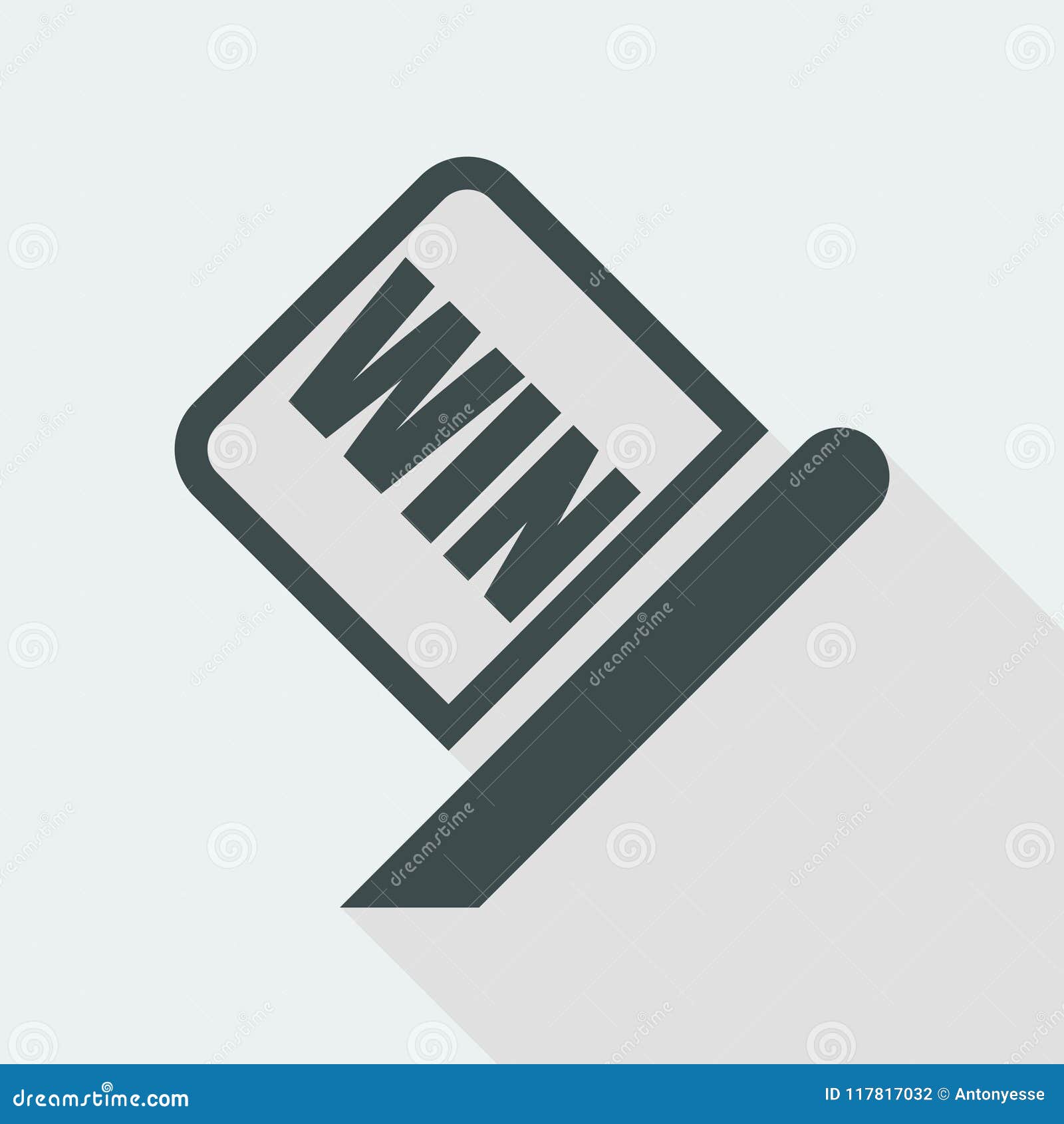 Vector Illustration of Single Isolated Arrival Race Flag Icon Stock ...