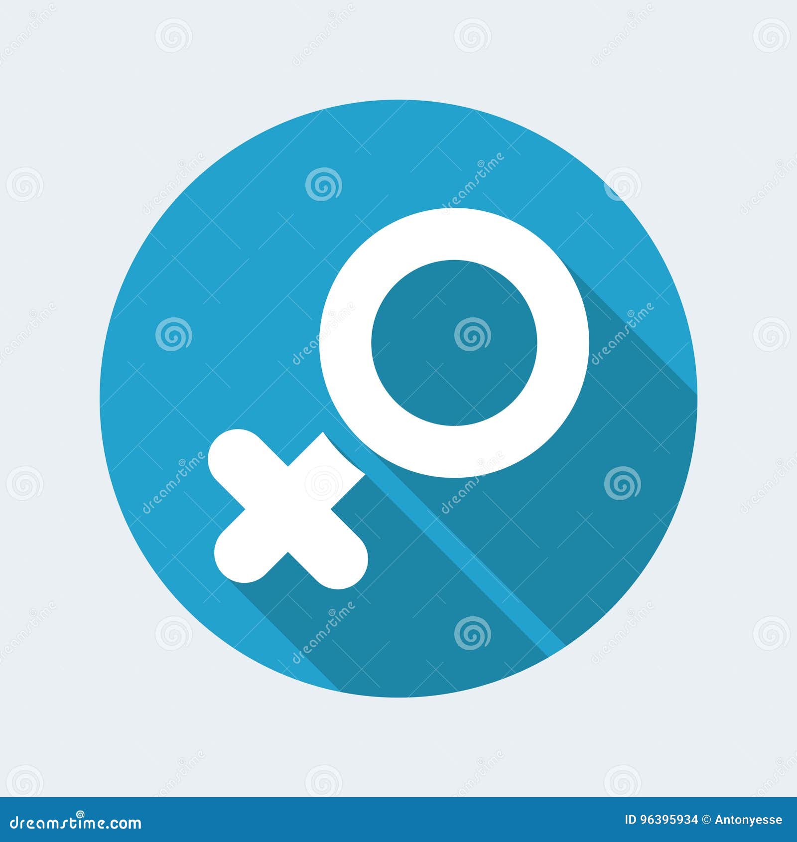 Female icon stock vector. Illustration of single, female - 96395934