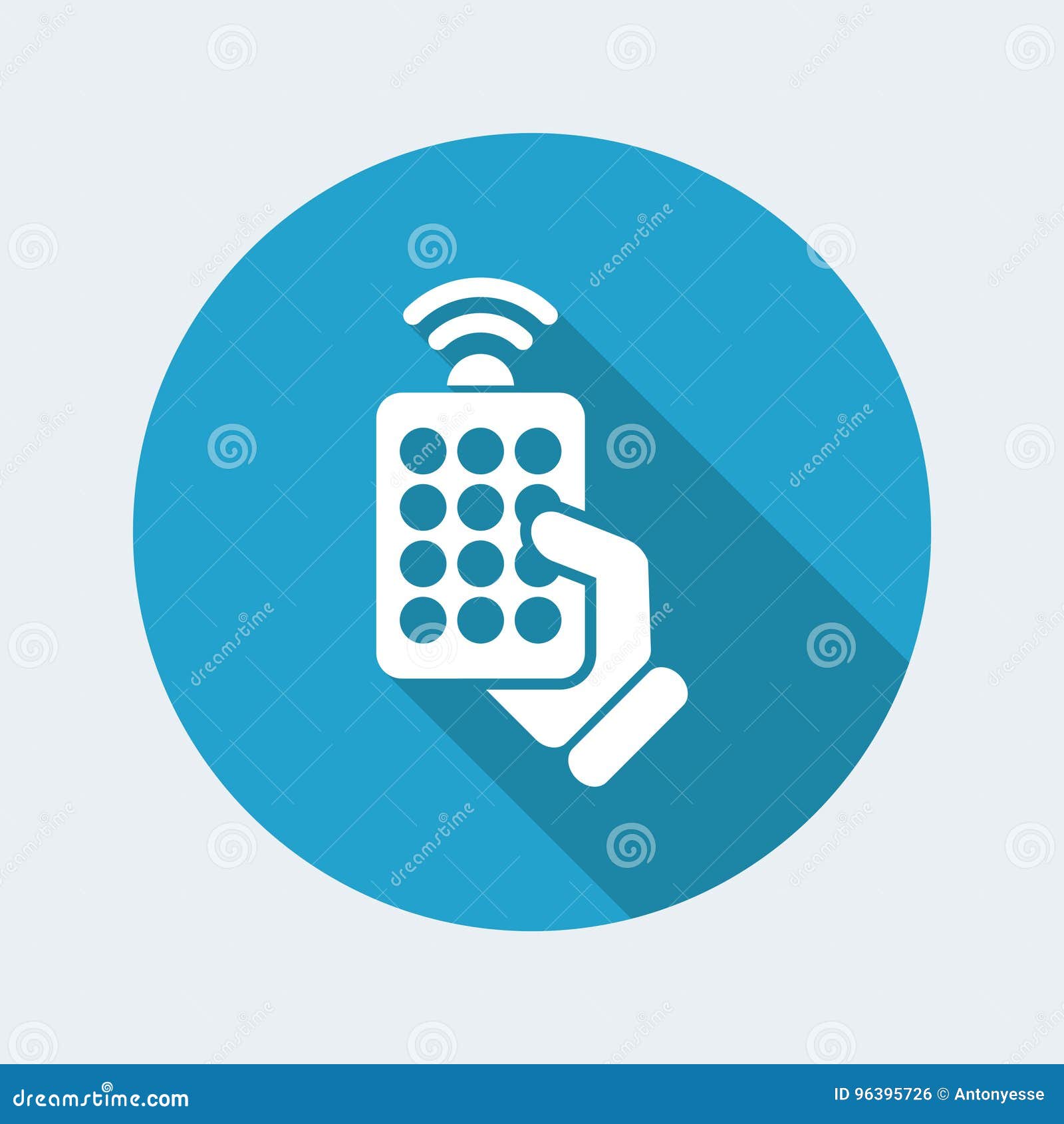 Remote control icon stock vector. Illustration of remote - 96395726