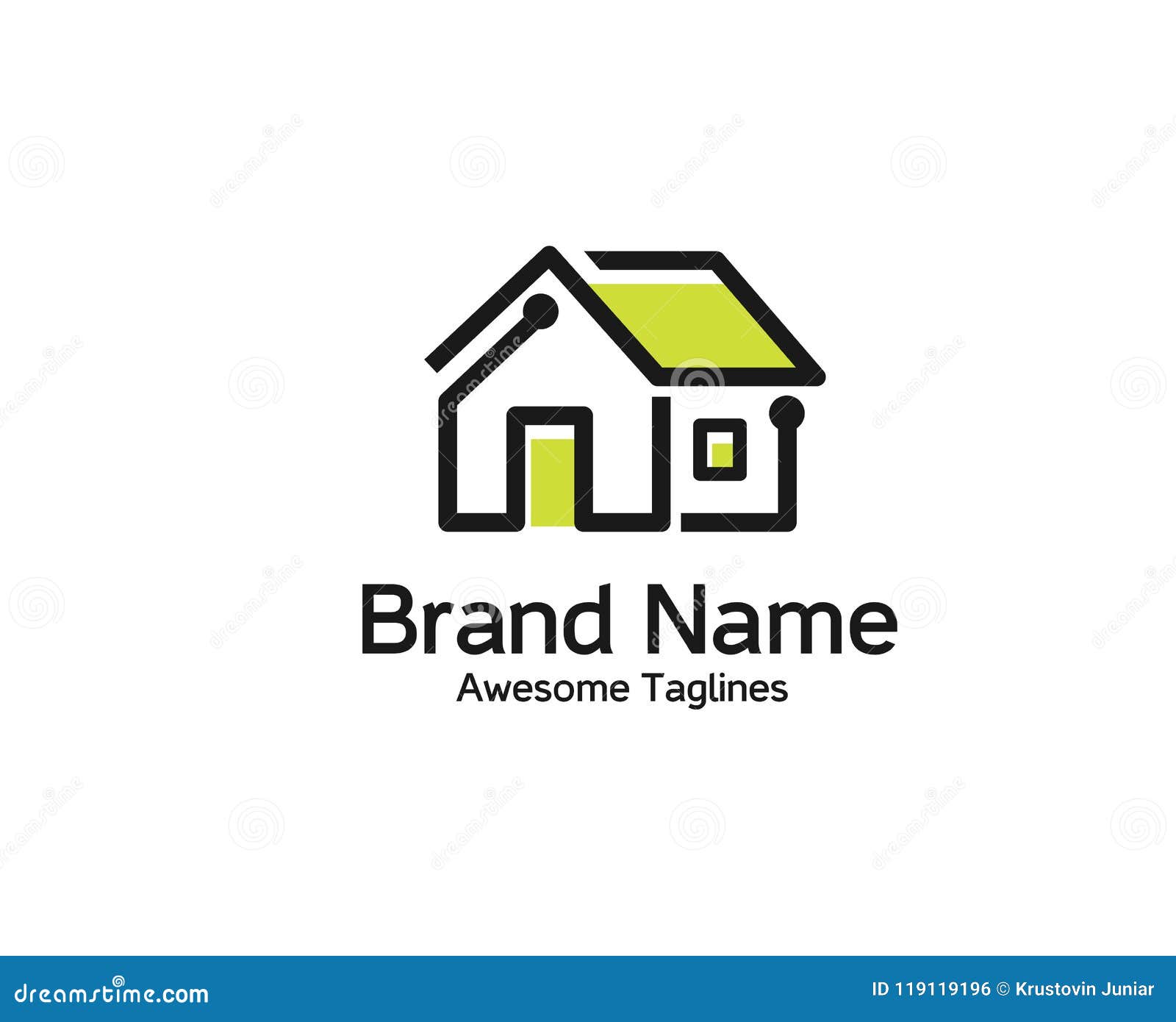 Vector Illustration of Smart Home Logo Stock Vector - Illustration of ...