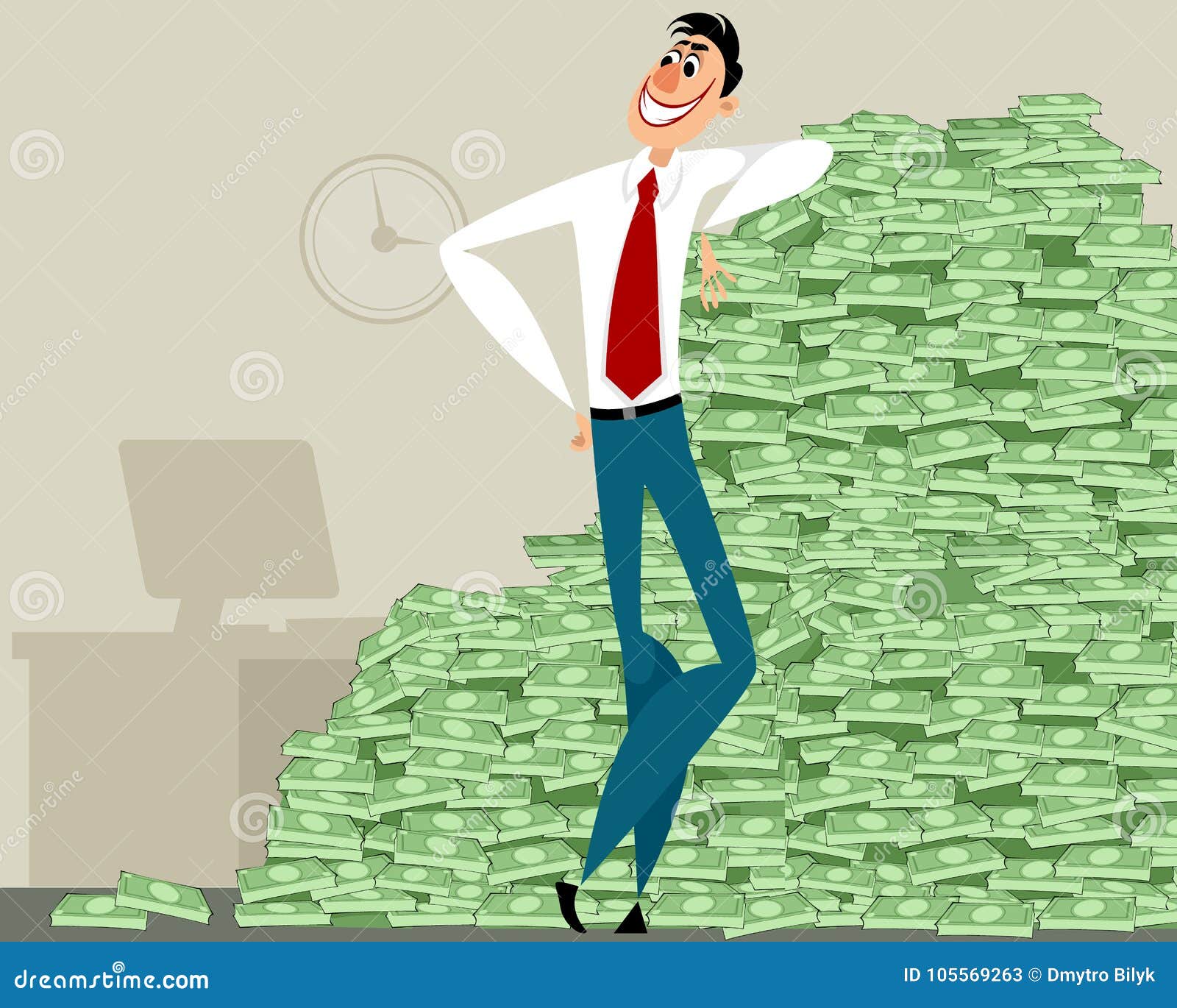 Smiling Successful Businessman Stock Vector - Illustration of concept ... Smiling Successful Businessman Stock Vector - Illustration of concept ...