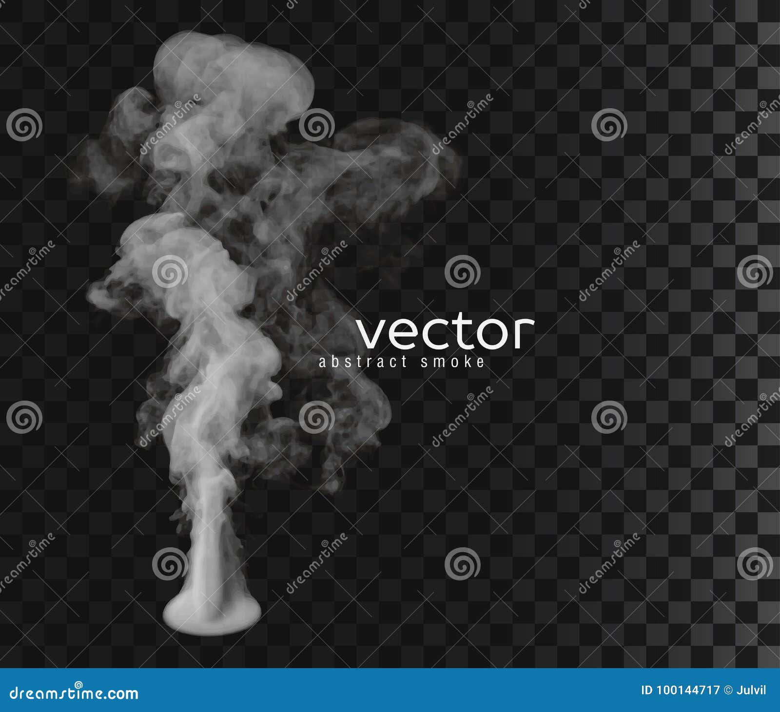 Vector Illustration of Smoke. Stock Vector - Illustration of element ...