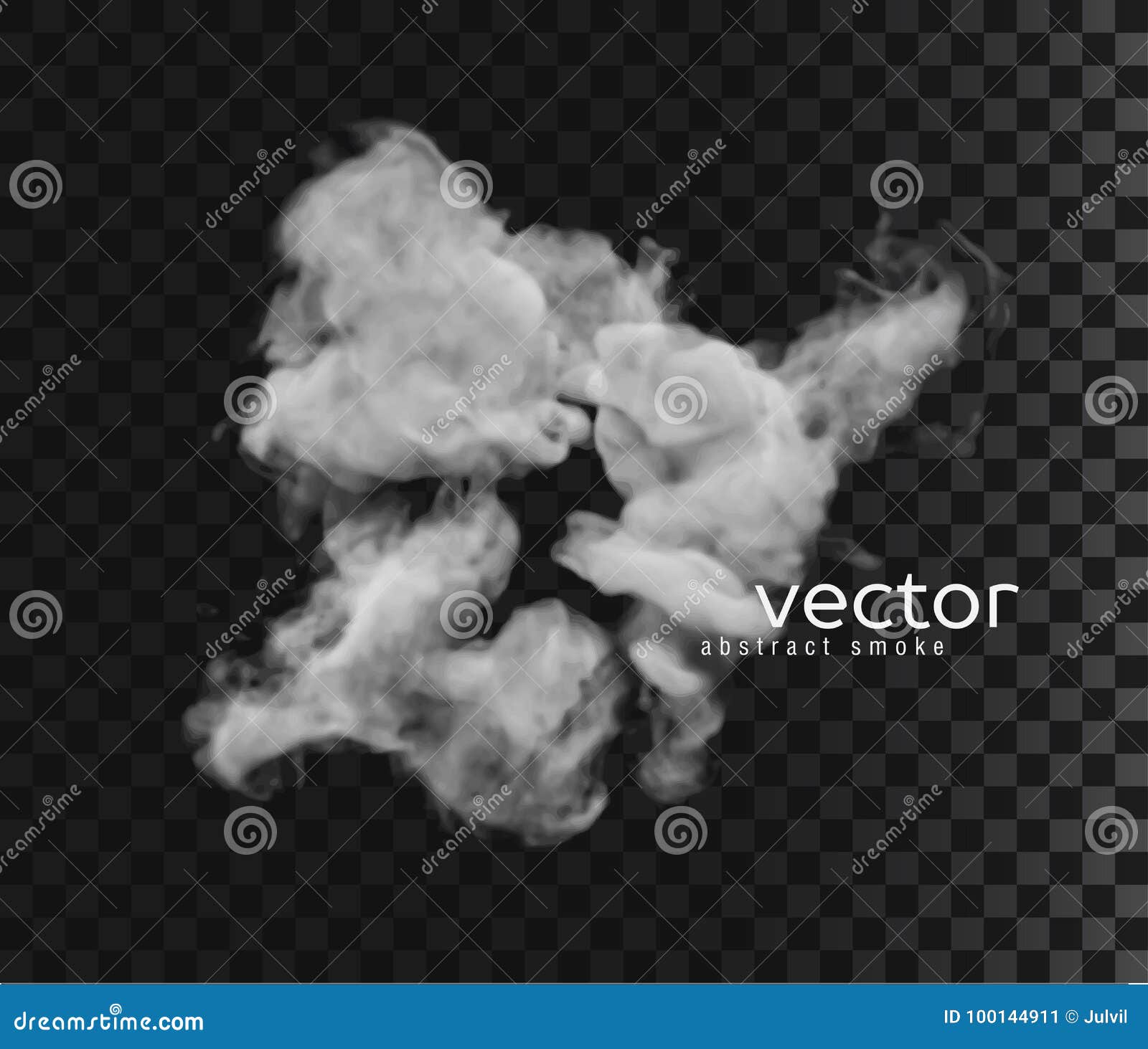 Vector Illustration of Smoke. Stock Vector - Illustration of burst ...