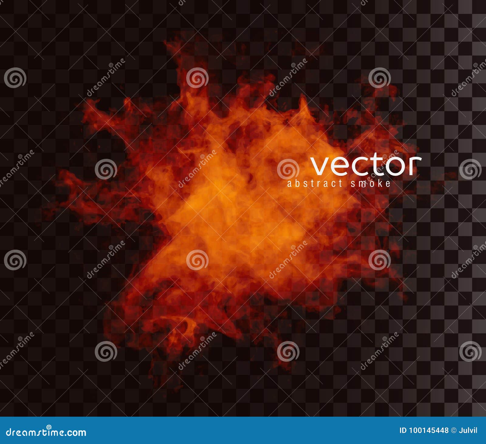 Vector Illustration of Smoky Shape. Stock Vector - Illustration of haze ...
