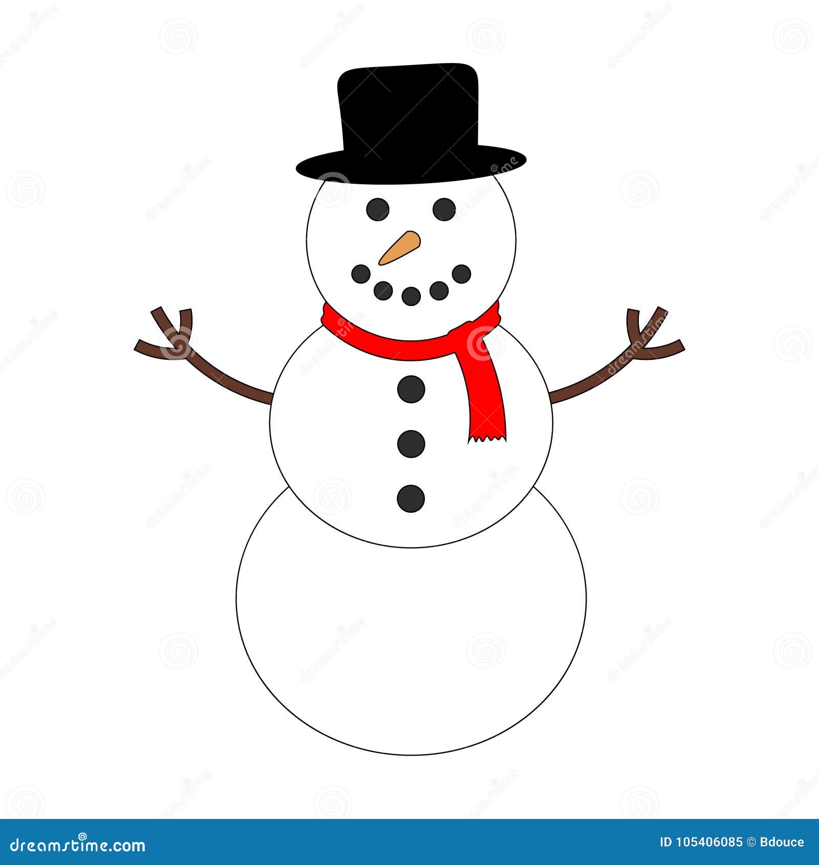 Snowman Icon Vector Isolated On White Background, Snowman Sign , Snowy ...