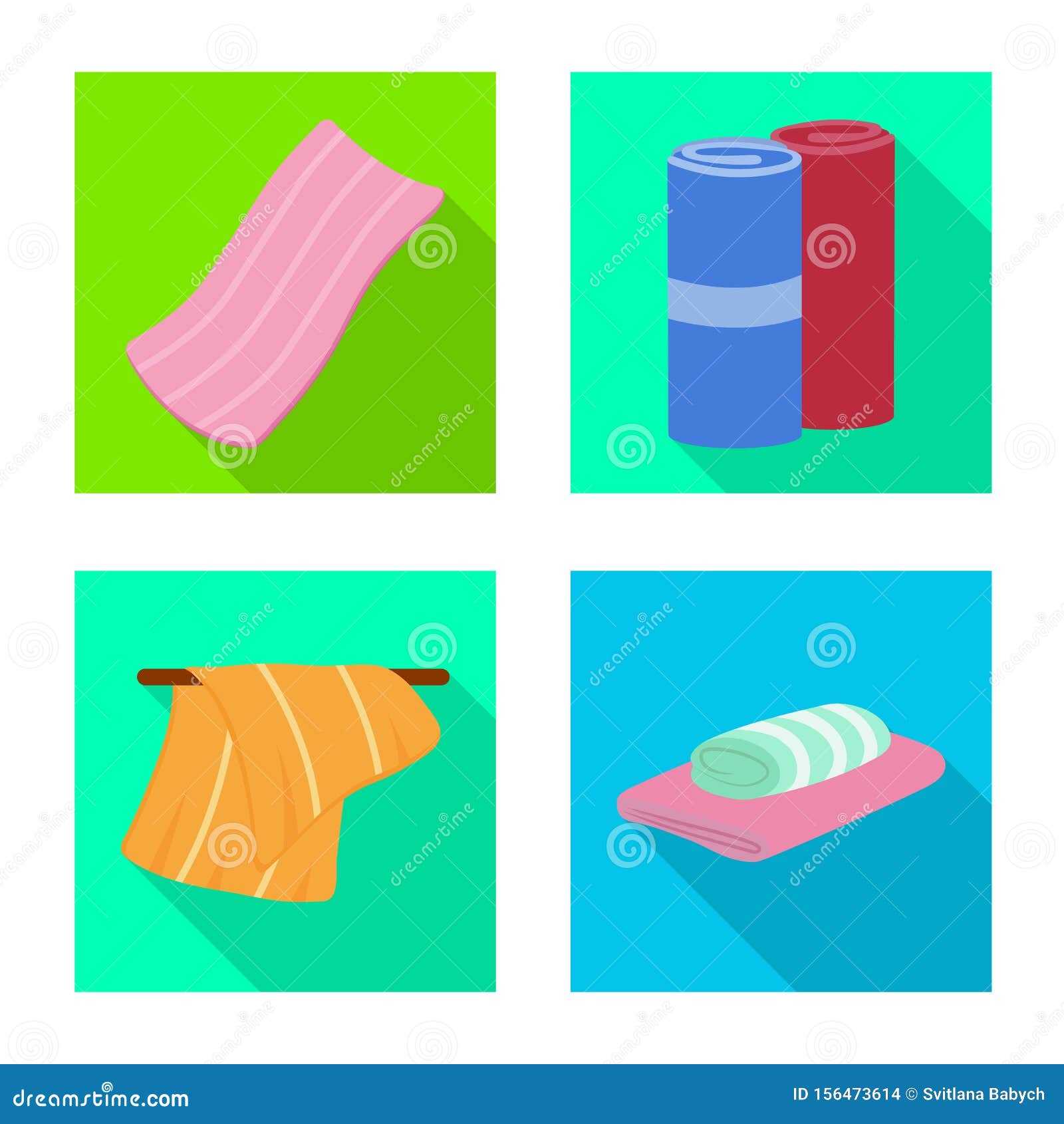 Vector Design of Soft and Clean Sign. Collection of Soft and Household ...