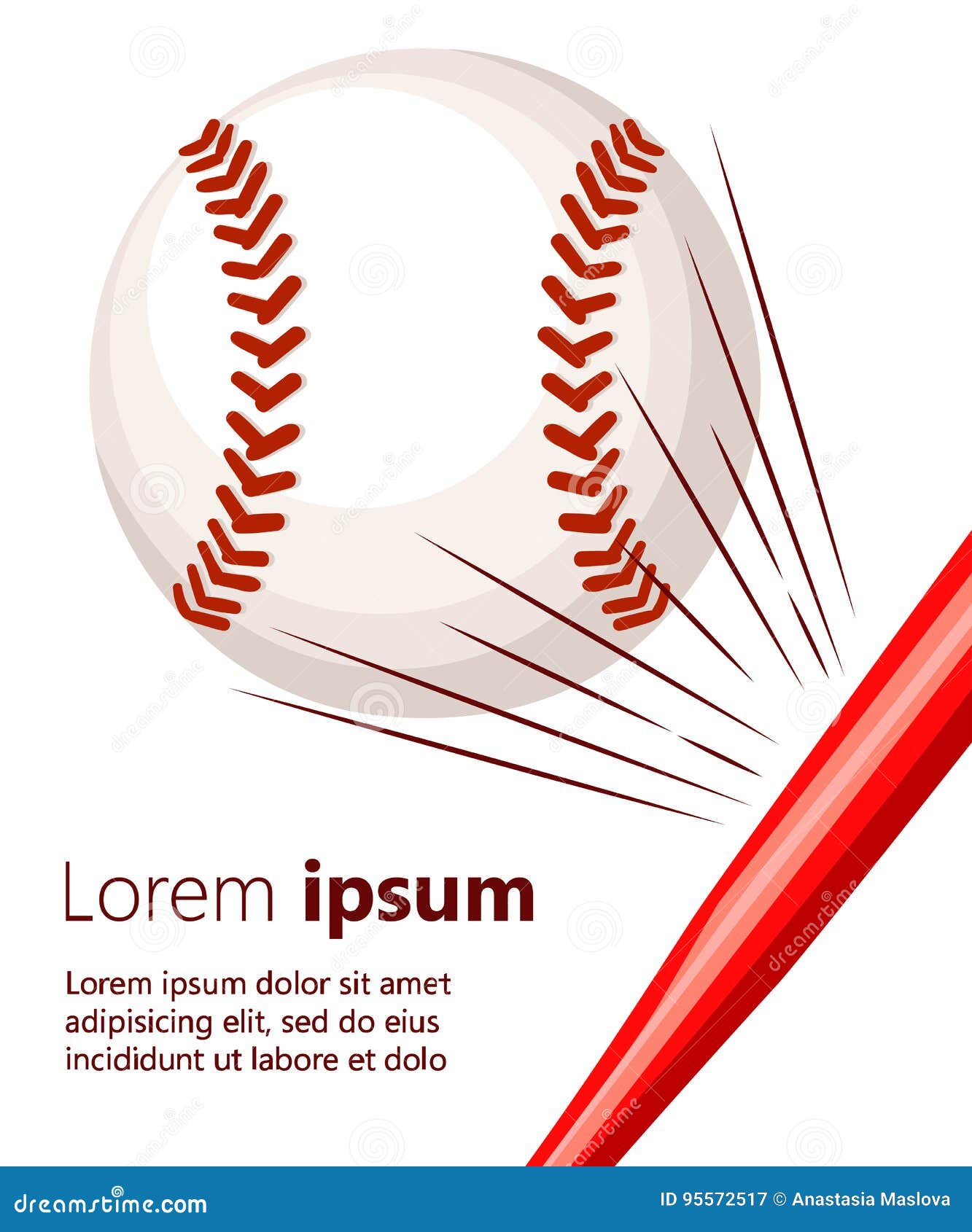 Illustration Of A Softball Woman Player, Vector Drawing | CartoonDealer ...