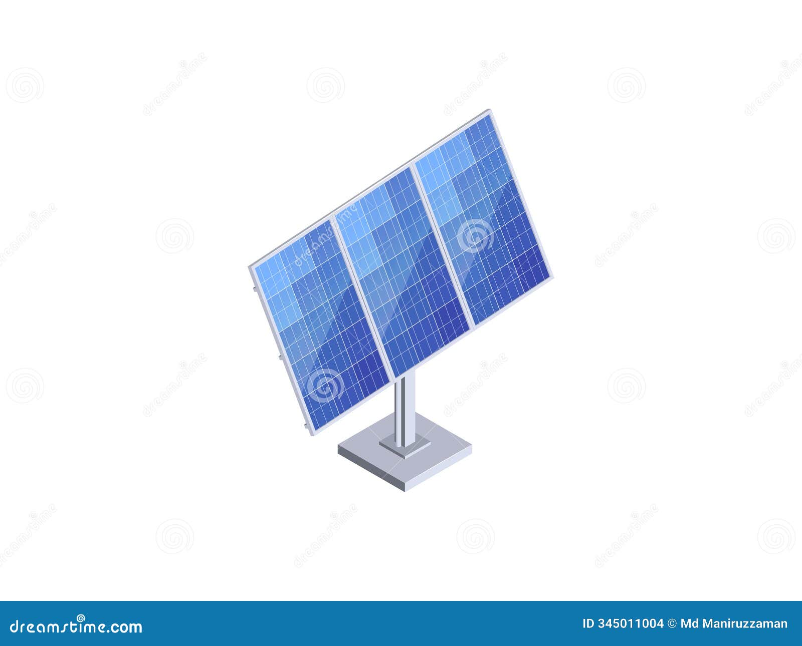 Vector Illustration of Solar Panel. Solar Panel, Renewable Energy ...