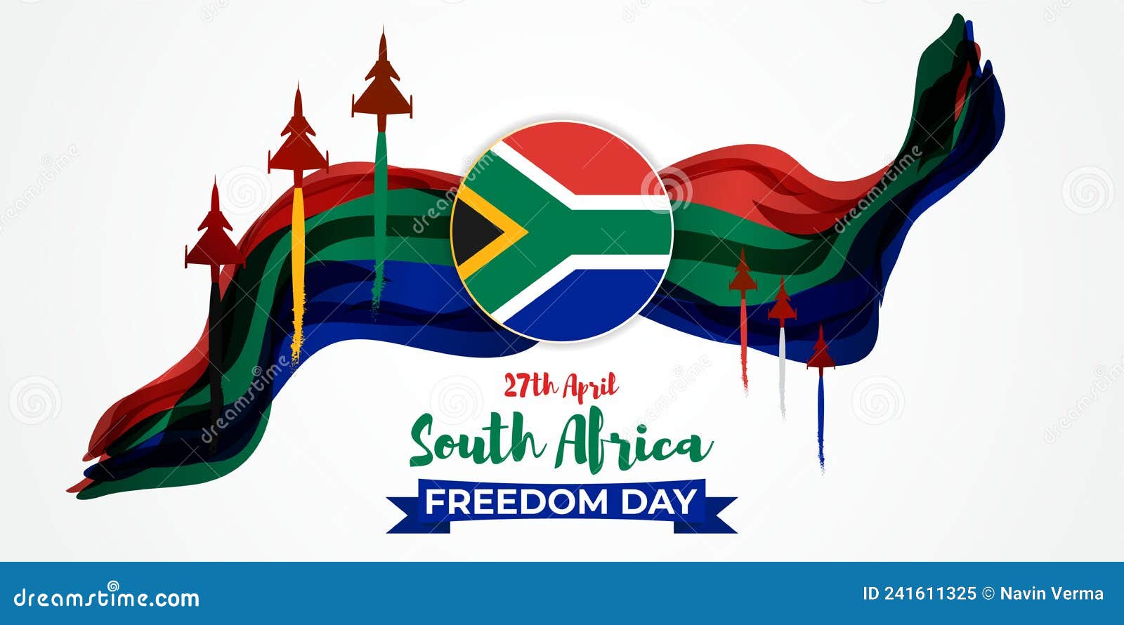 Vector Illustration of South Africa Freedom Day Stock Vector ...