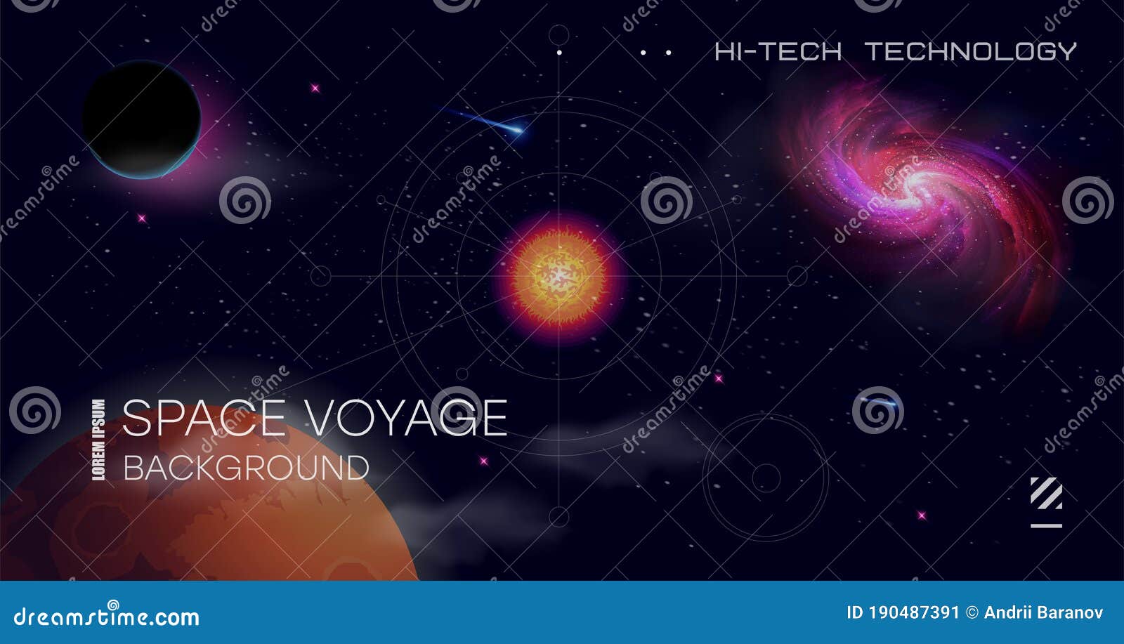 Planets And Galaxy, Science Fiction Wallpaper. Beauty Of Deep Space ...