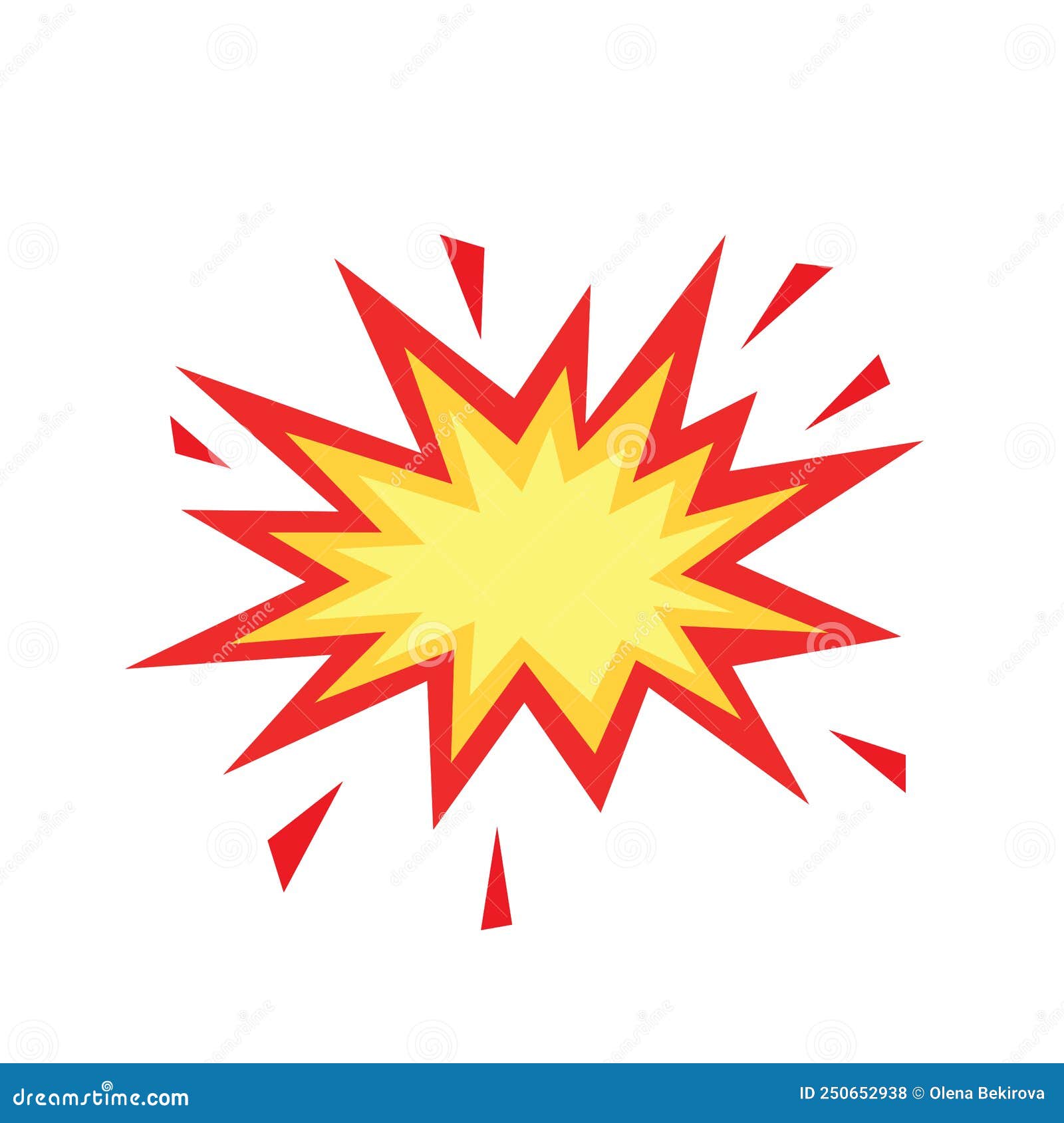 Vector Illustration of Spark Explosion Stock Vector - Illustration of ...