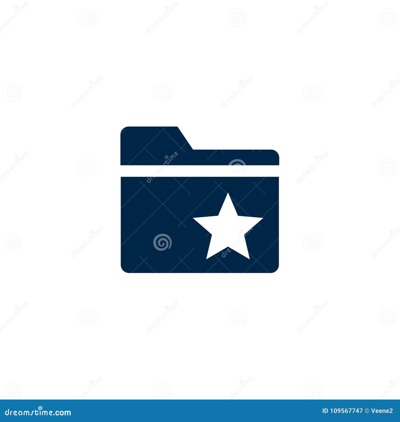 Special Folder Icon stock illustration. Illustration of documents ...