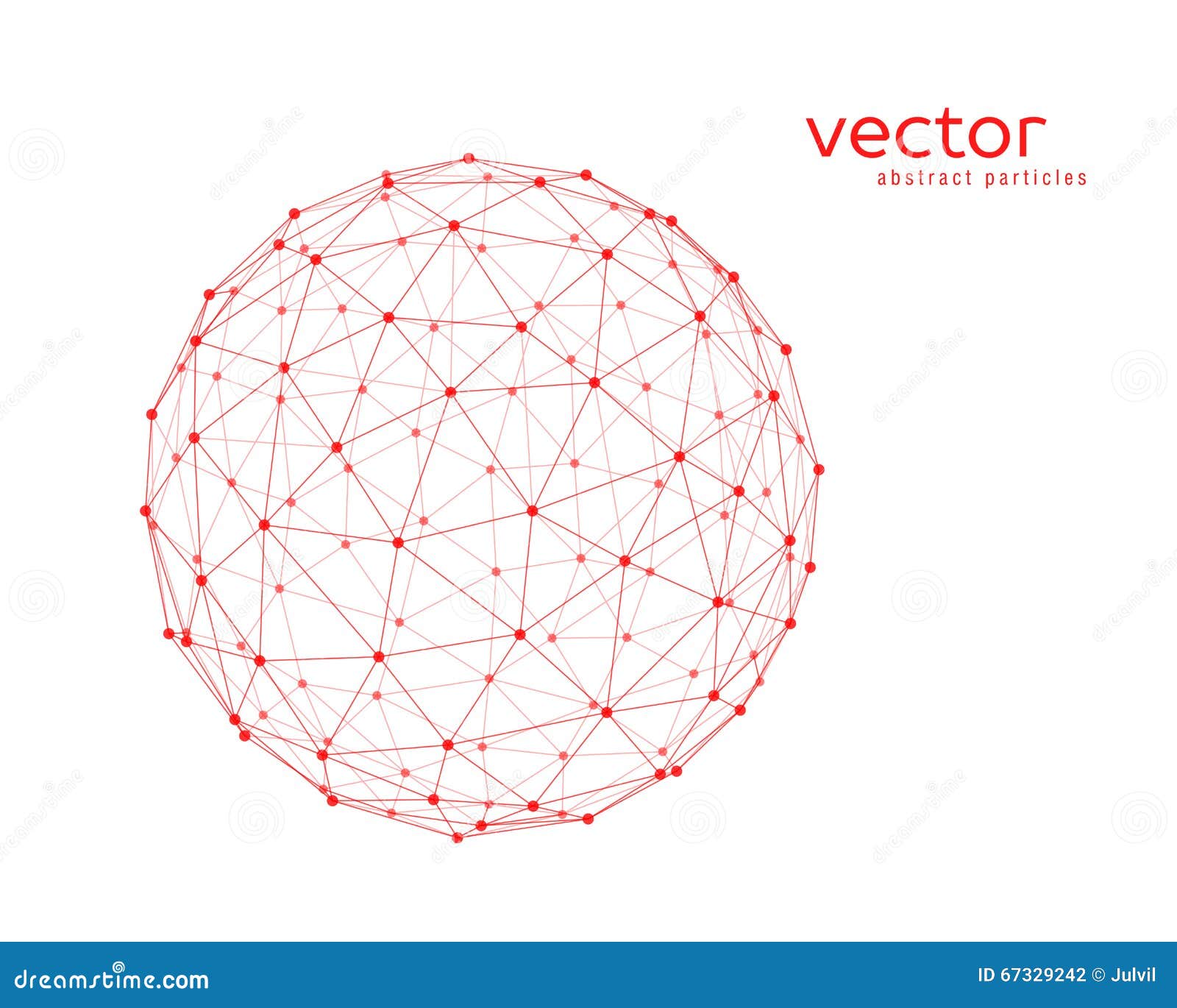 Vector Illustration of Sphere Stock Vector - Illustration of molecular ...