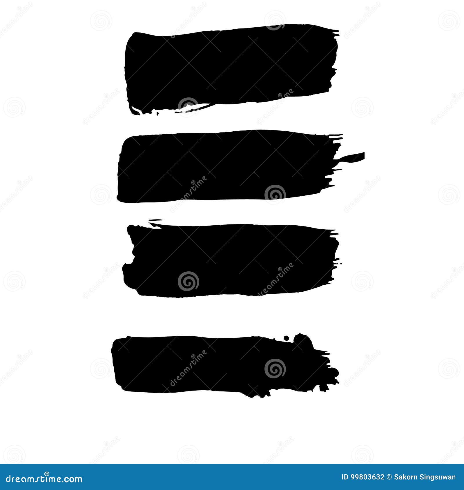 Vector Illustration of Splash Banner Set Stock Vector - Illustration of ...