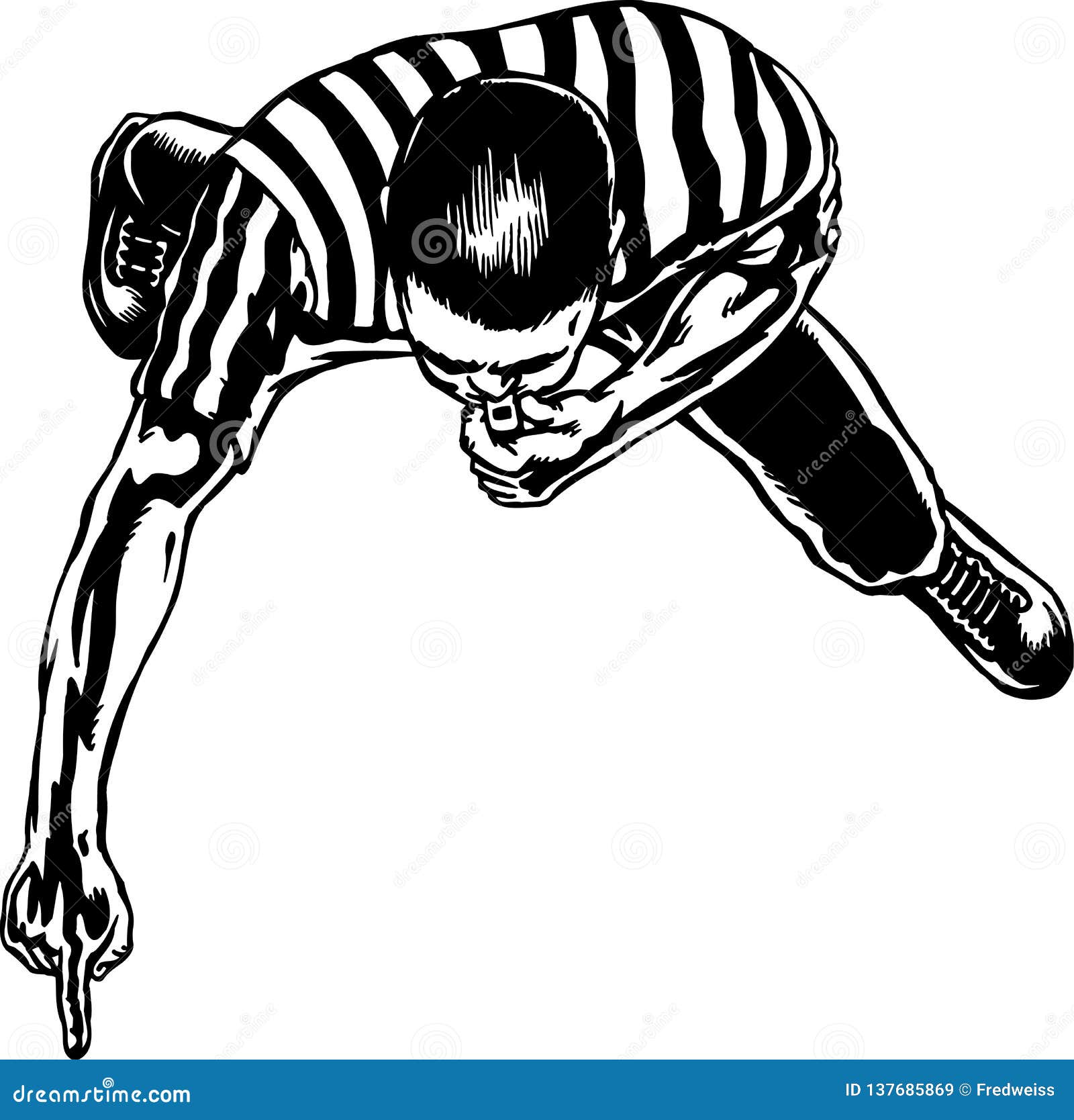 Referee Vector Illustration Stock Vector - Illustration of vector ...