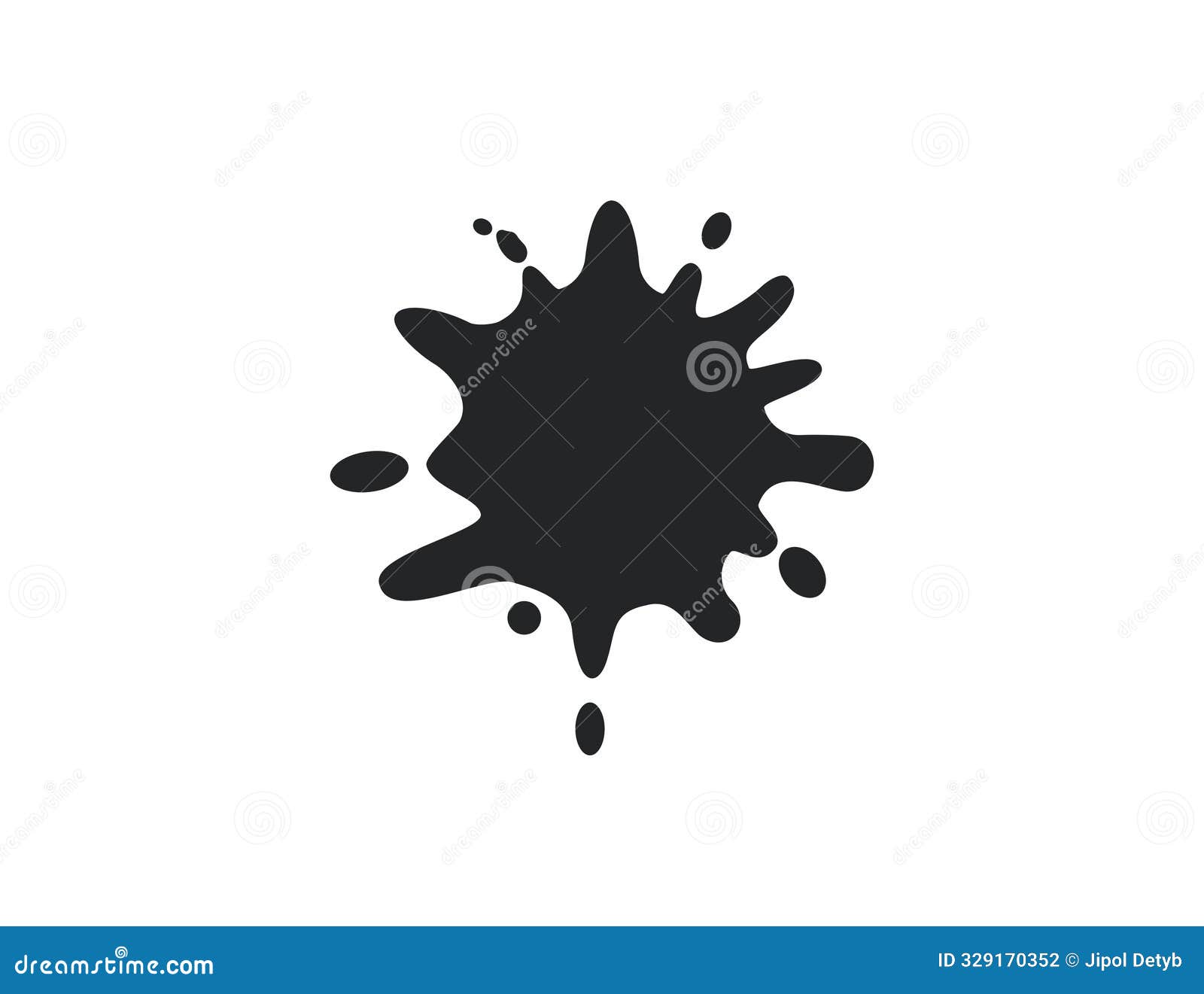 Stain, Blot Icon. Vector Illustration. Stock Illustration ...