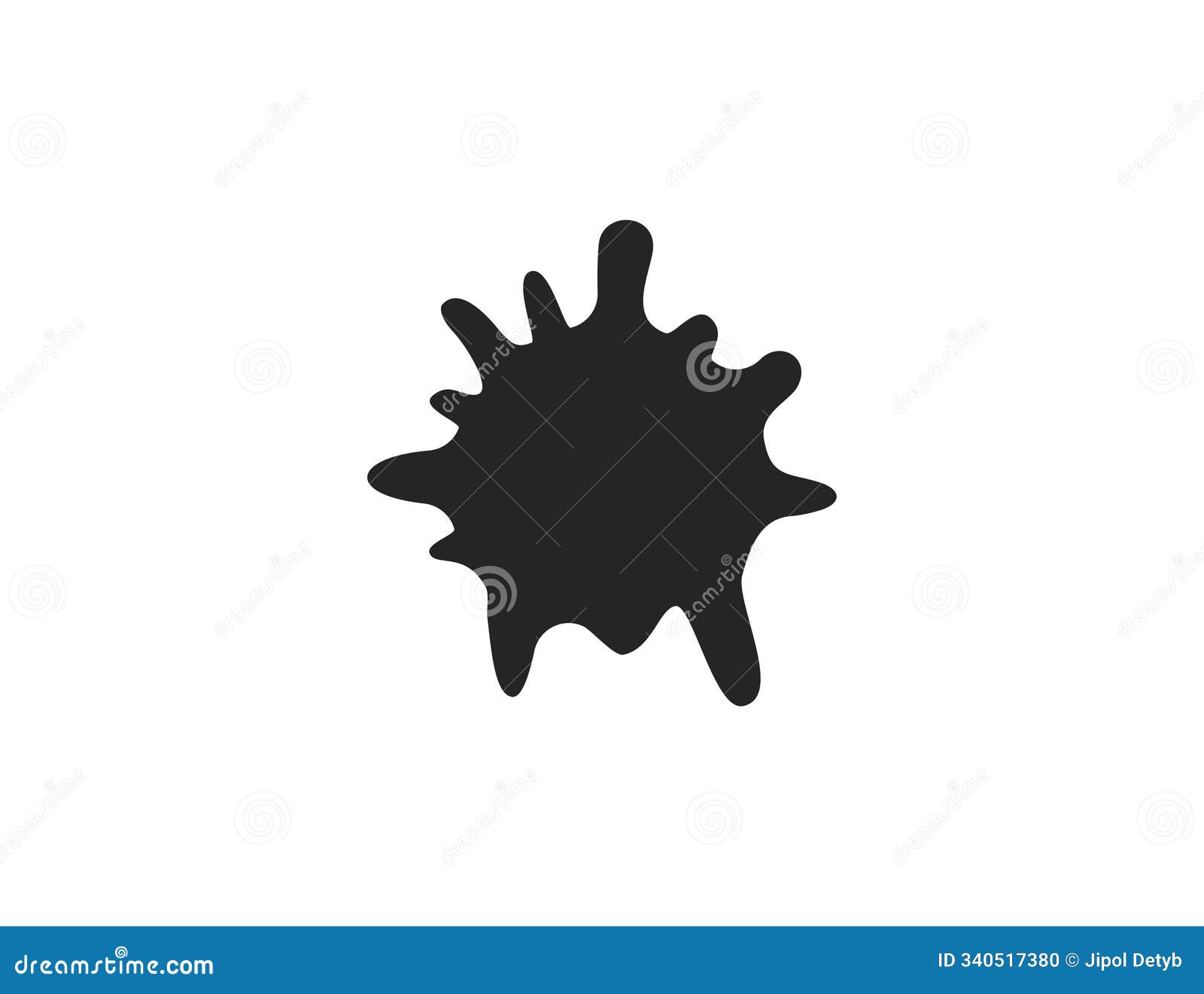 Stain, Blot Icon. Vector Illustration. Stock Illustration ...