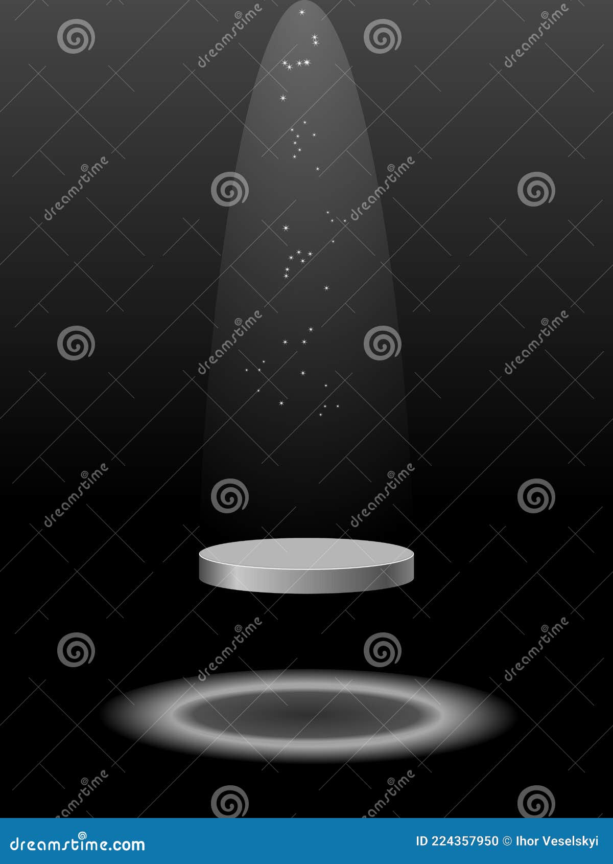 Vector Illustration of the Stand Stock Vector - Illustration of black ...