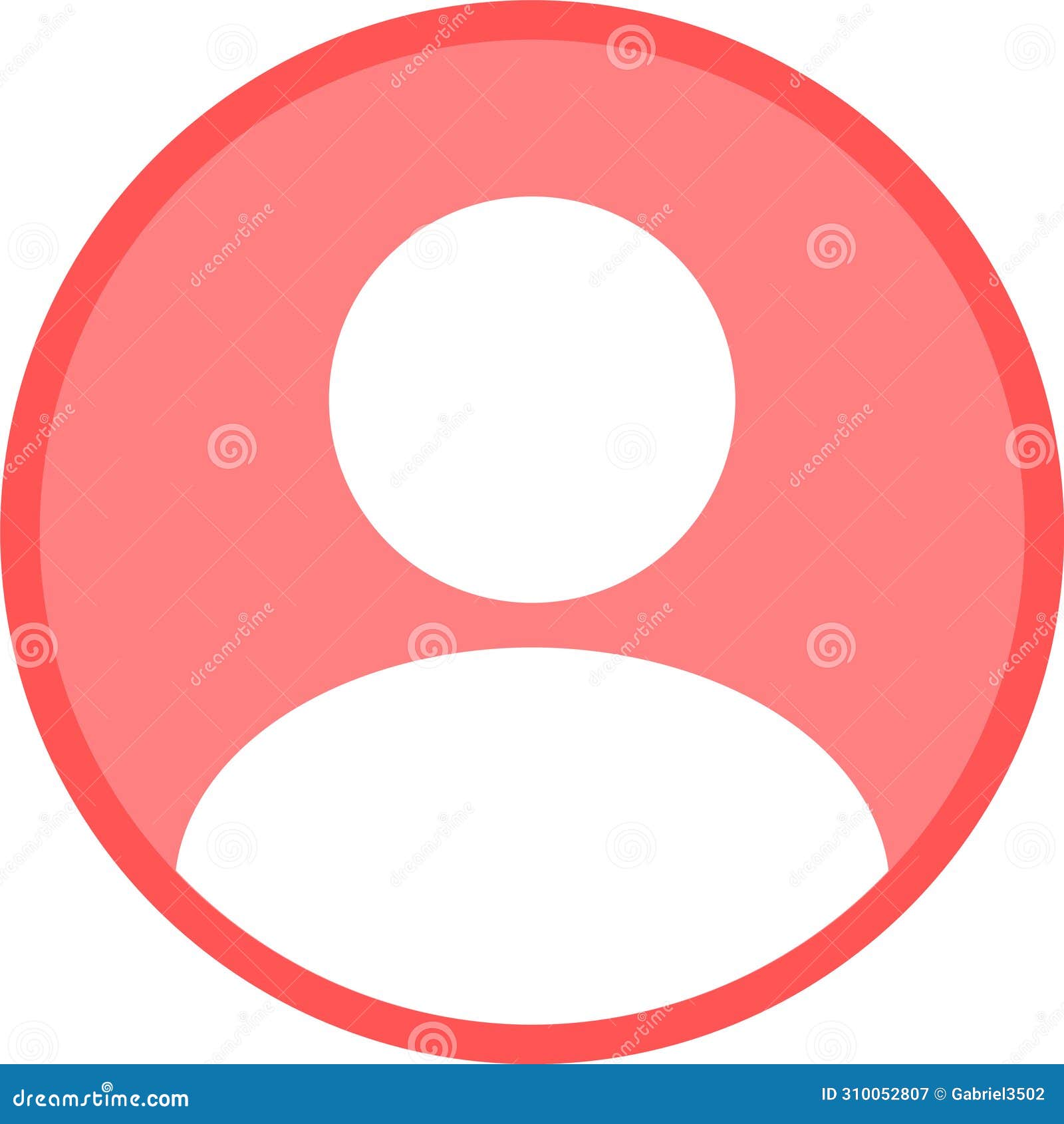 Red Avatar. Red Placeholder. Profile Icon. Stock Vector - Illustration ...