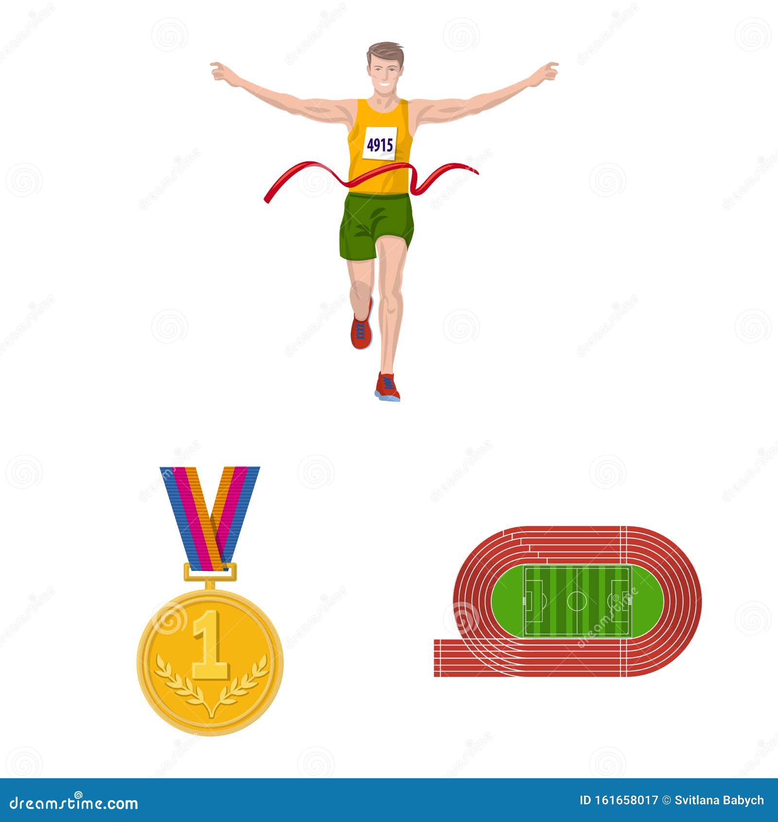 Vector Illustration of Step and Sprint Symbol. Collection of Step and ...