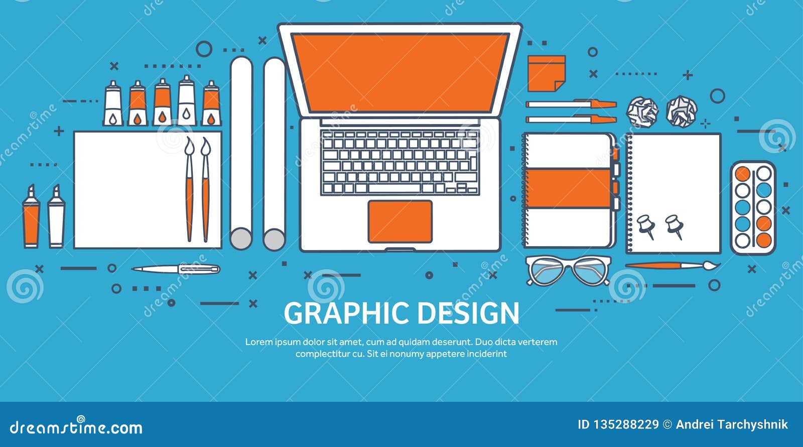 Vector Illustration. Study and Education. Lined Flat Style. Knowledge ...