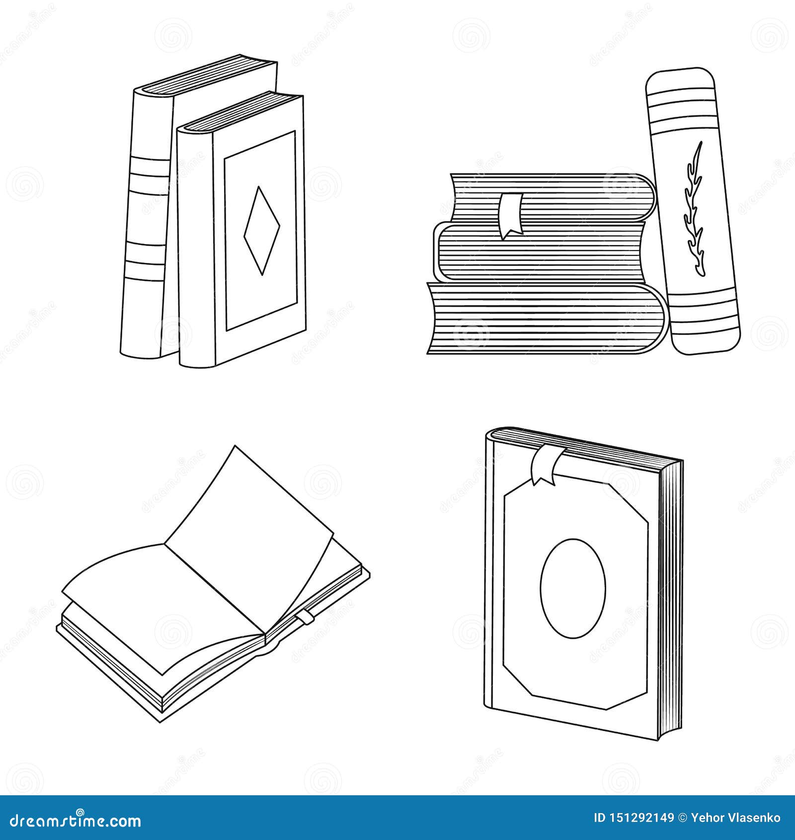 Vector Design of Study and Literature Symbol. Collection of Study and ...