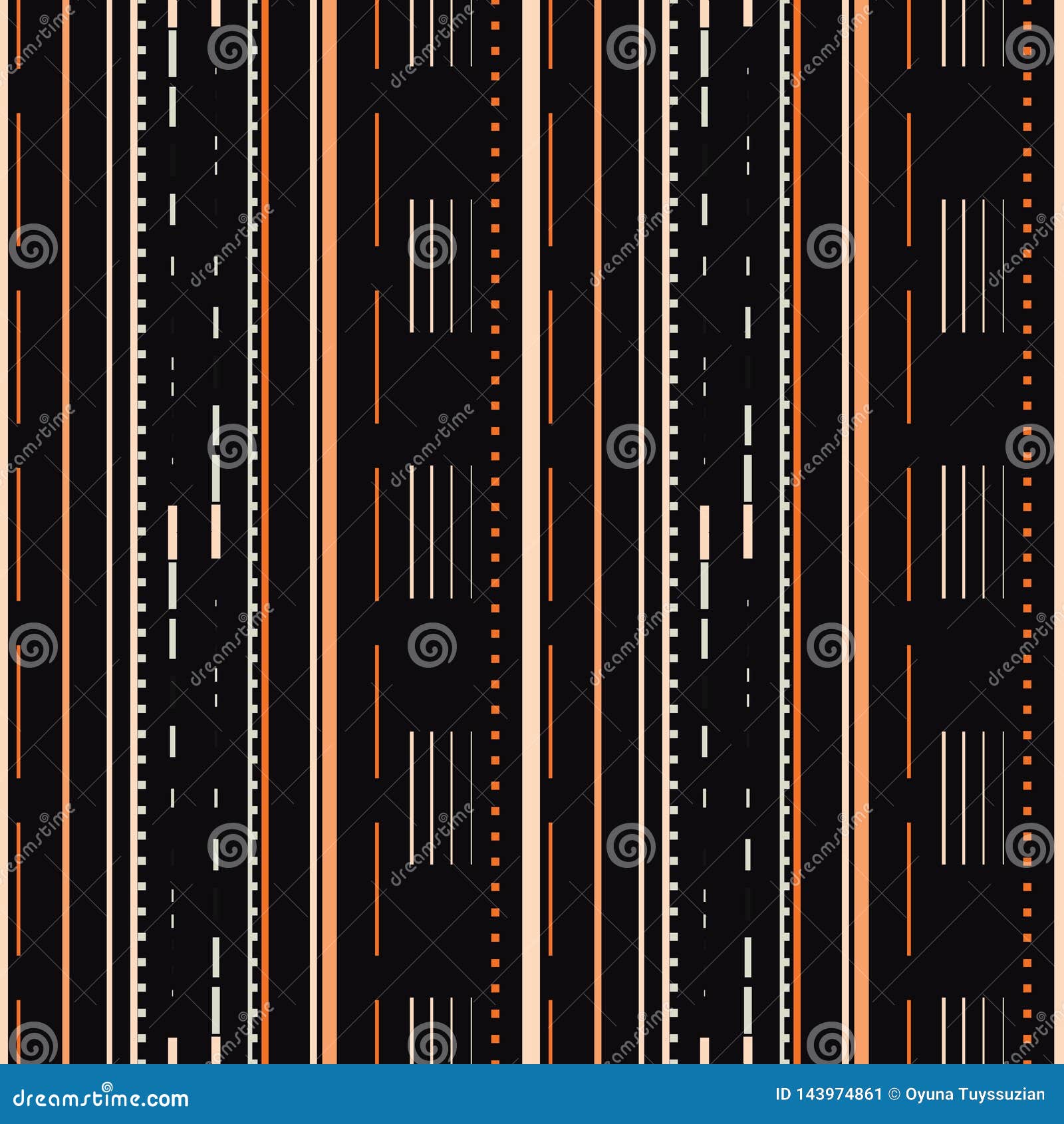 Vector Illustration of Stylized Road and Highway Pattern with Dotted ...