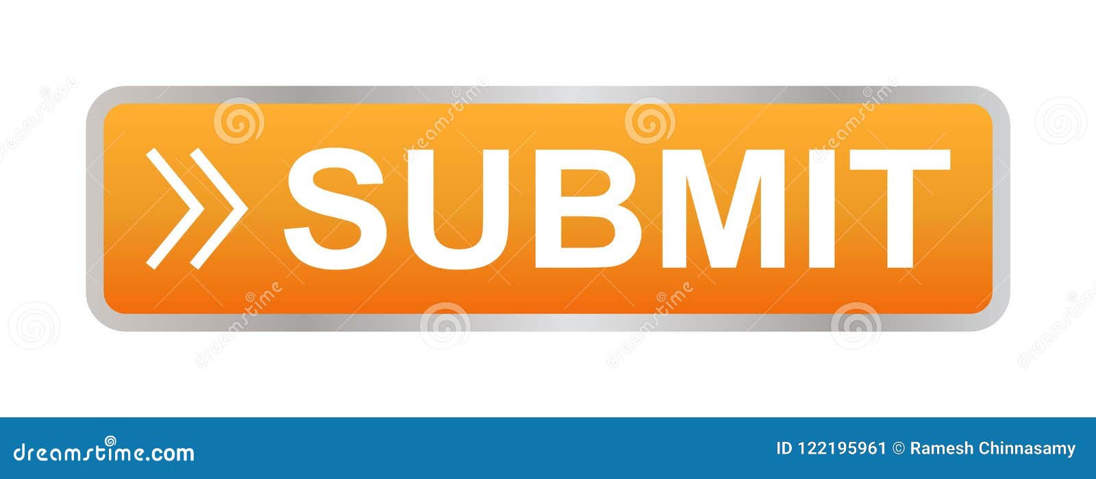 Submit button stock vector. Illustration of application - 122195961