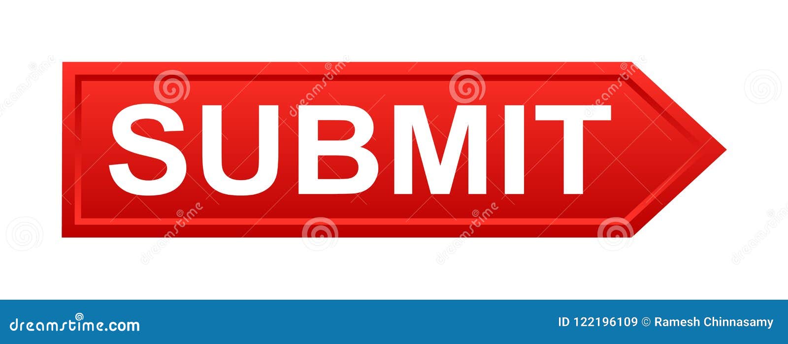 Submit button stock vector. Illustration of forum, advertising - 122196109