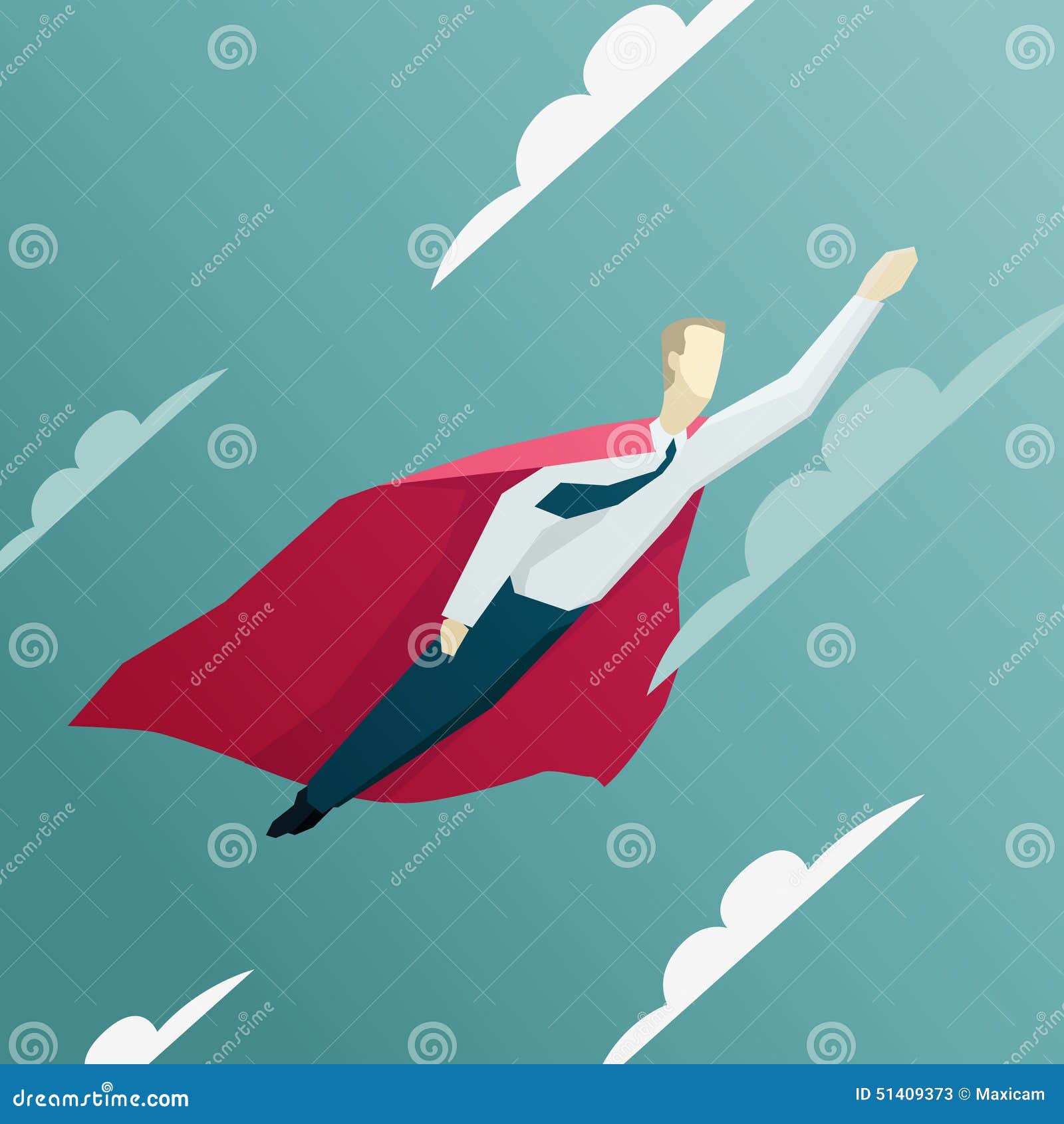 Superhero Businessman In Black Suit With Many Thumbs Up And Clapping ...