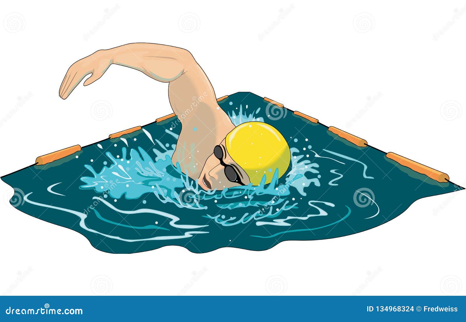 Swimmer Vector Illustration Stock Vector - Illustration of pool ... Swimmer Vector Illustration Stock Vector - Illustration of pool ...