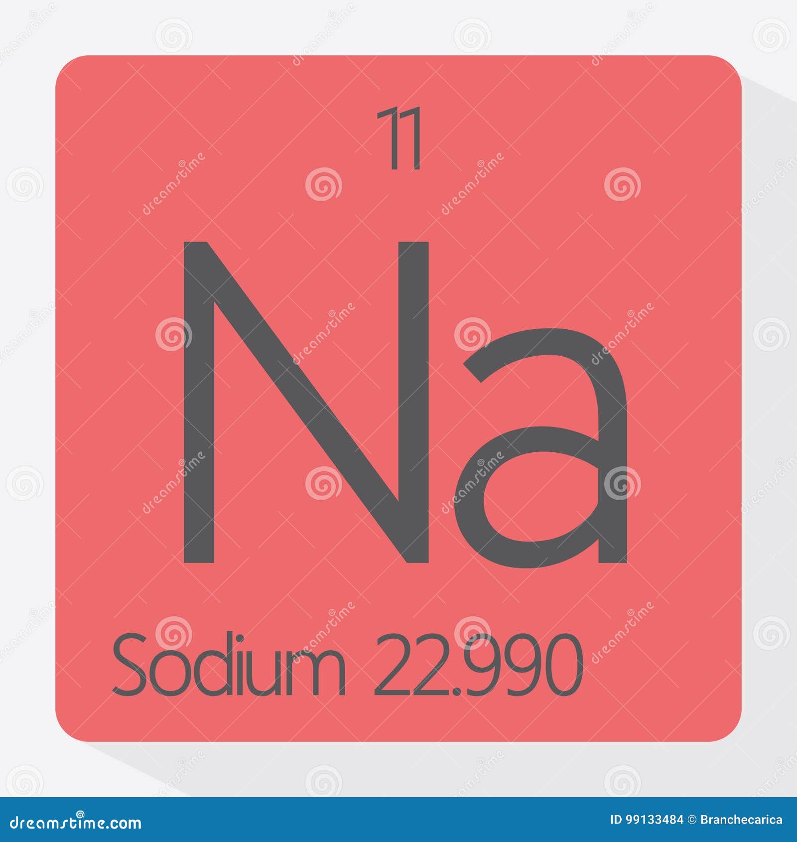 Na Symbol. Sodium Chemical Element Stock Image | CartoonDealer.com ...