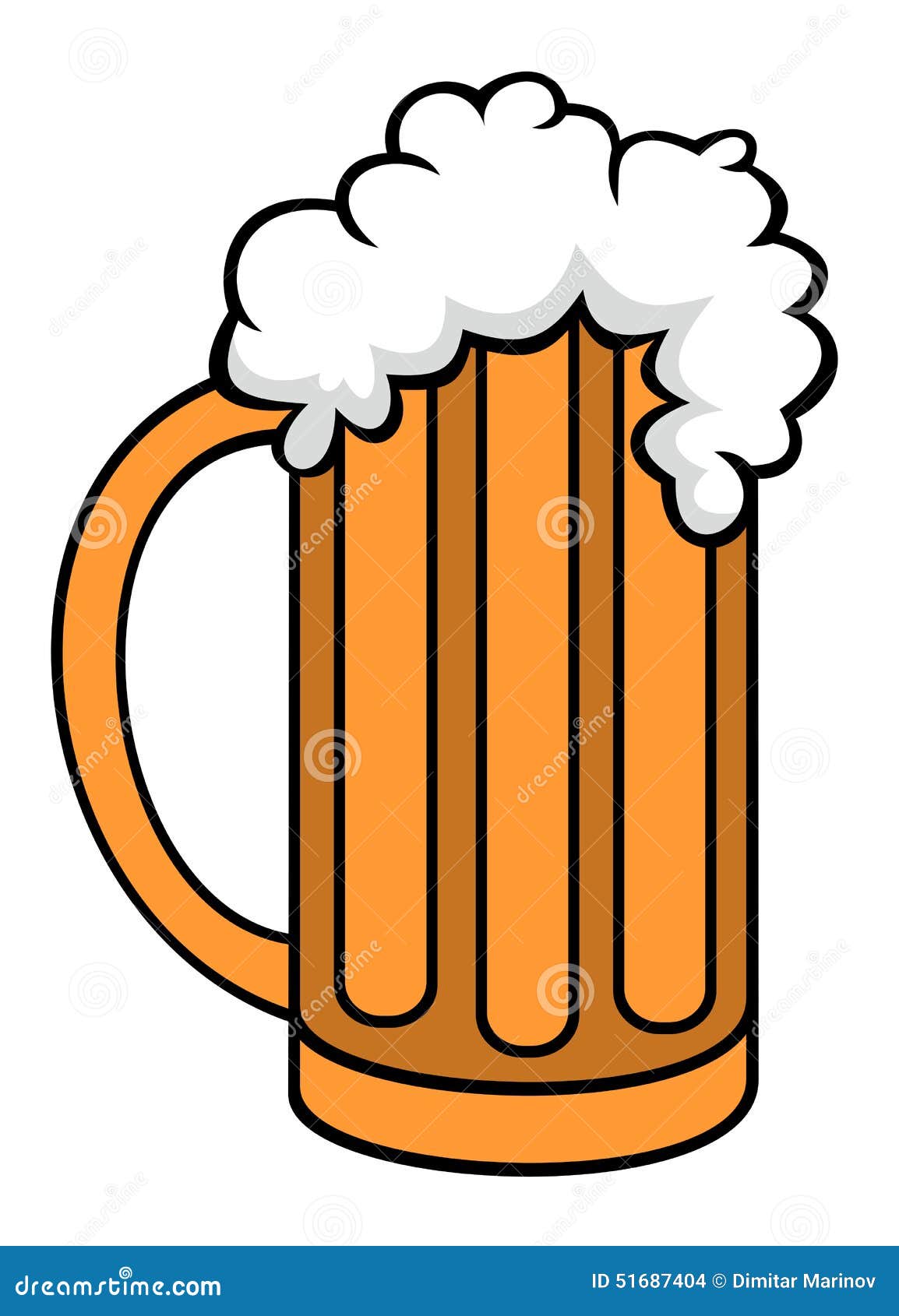 Vector Illustration Of Tankard Cartoon Style | CartoonDealer.com #51687404