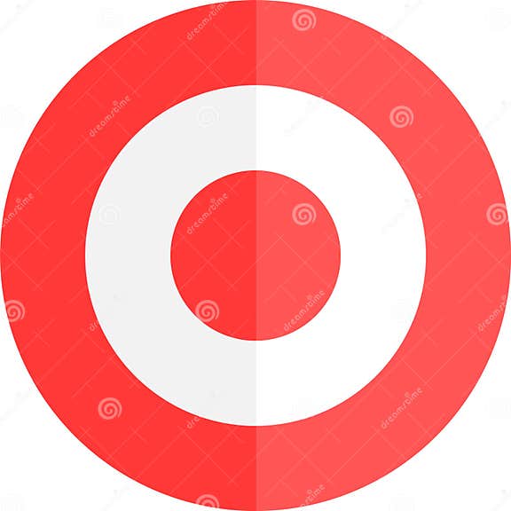Vector Illustration of a Target. Target Icon. Target Button. Stock ...