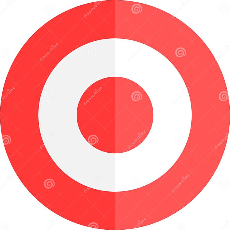 Vector Illustration of a Target. Target Icon. Target Button. Stock ...